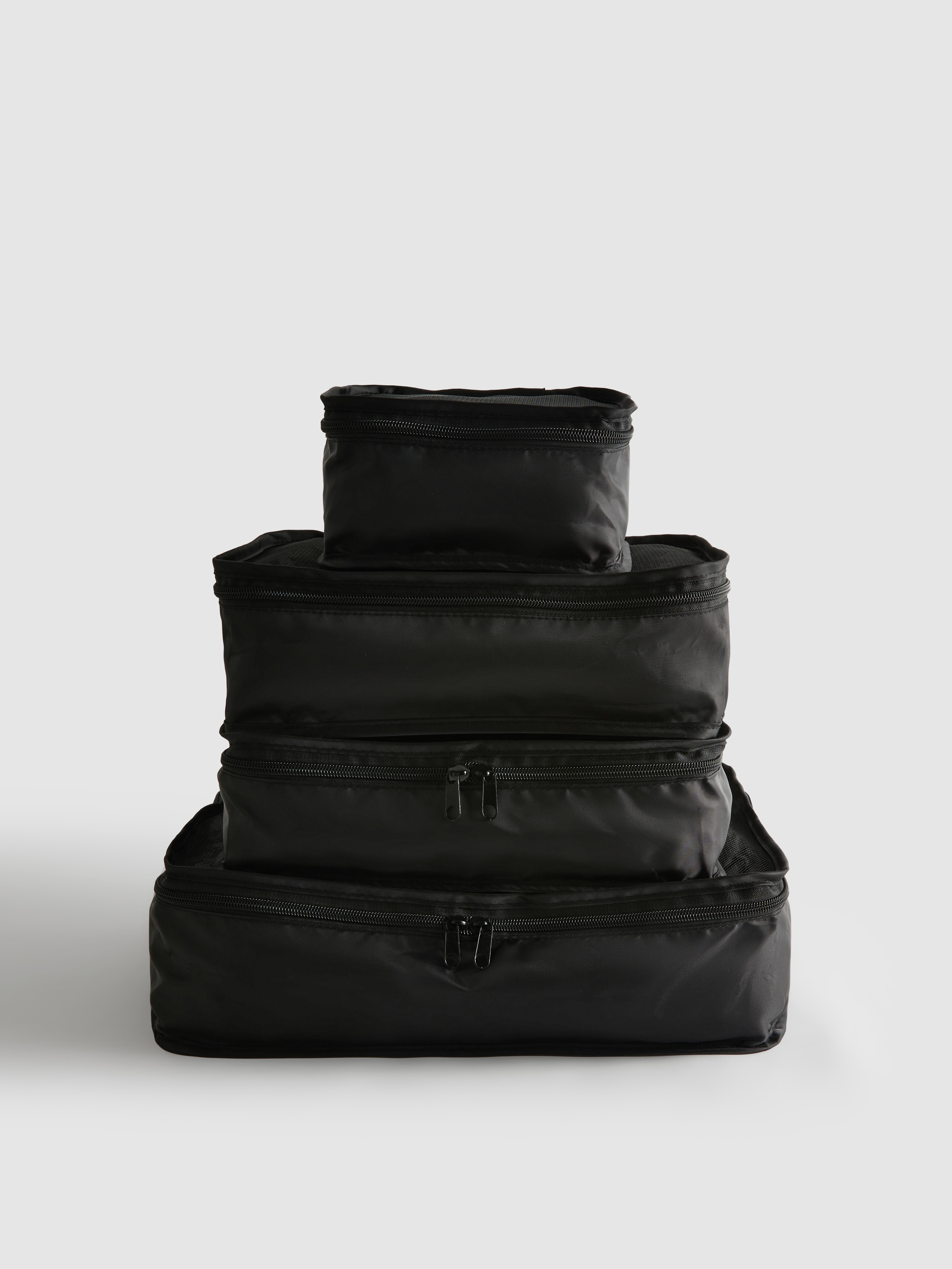 Black 8pk Travel Packing Cubes | Primark