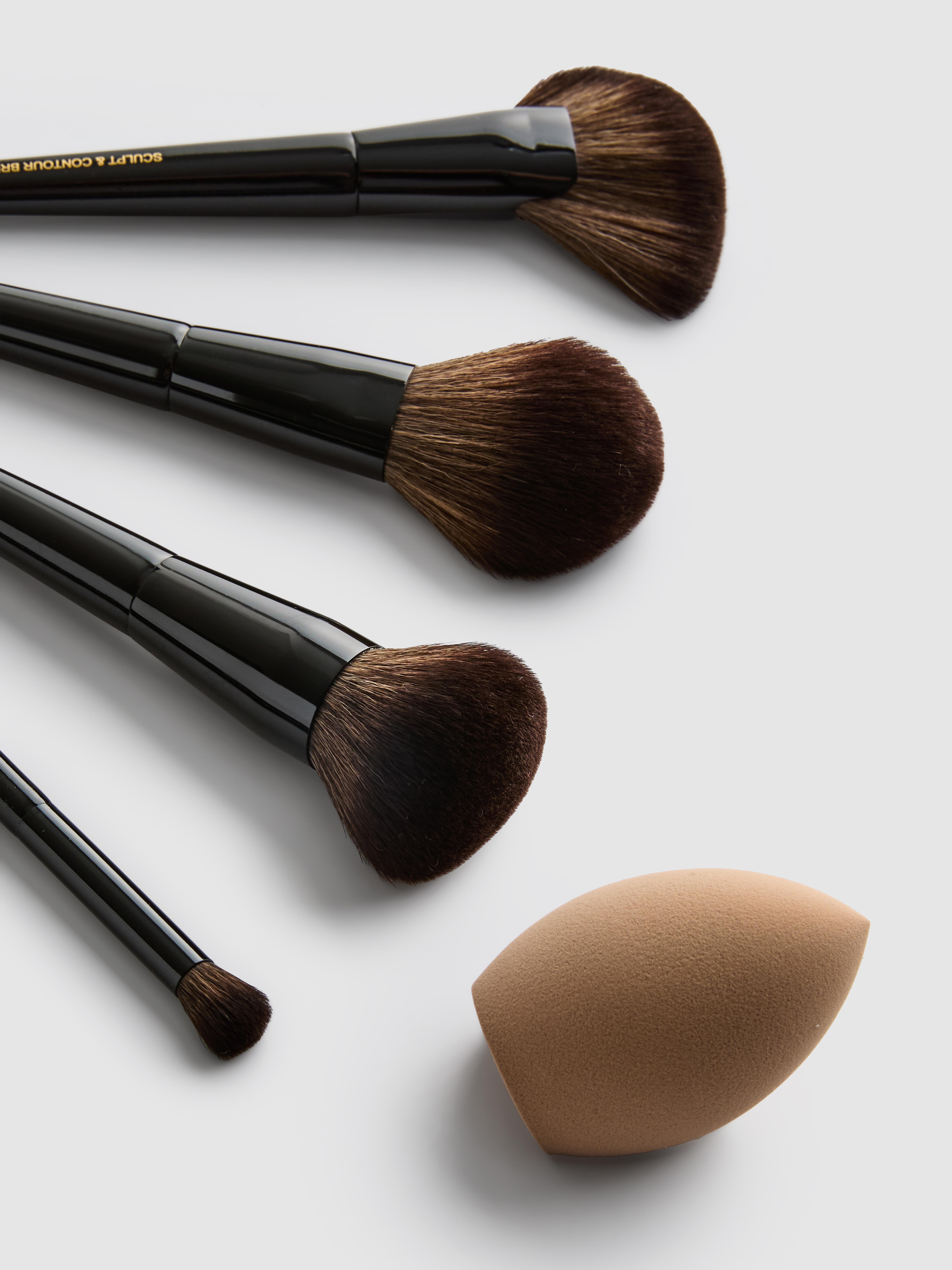 Black 5-Piece PS... Pro Makeup Brush Set | Primark