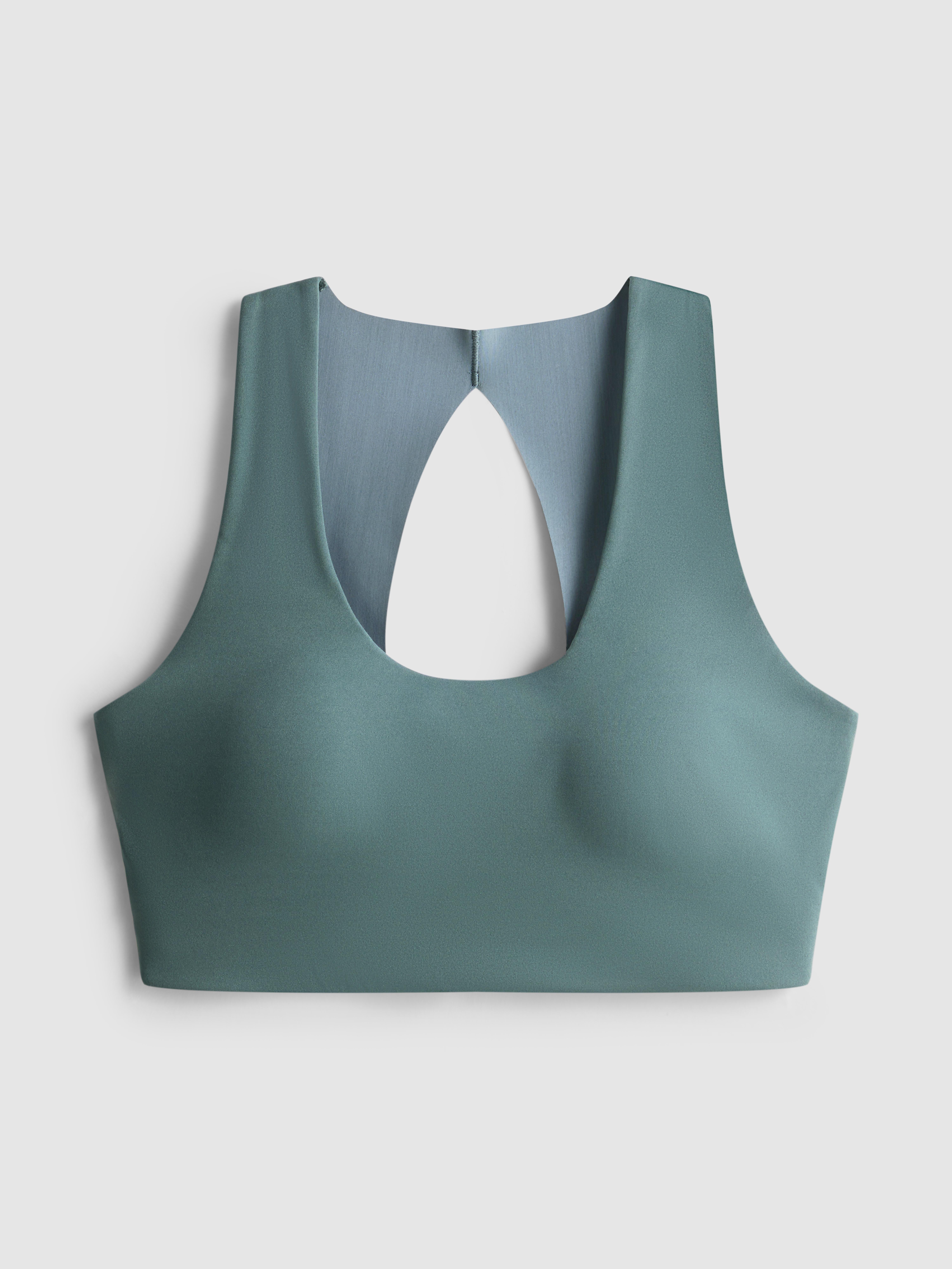 Crop top BodySculpt s prostřihem na zádech - Zelená - Dámské | Primark