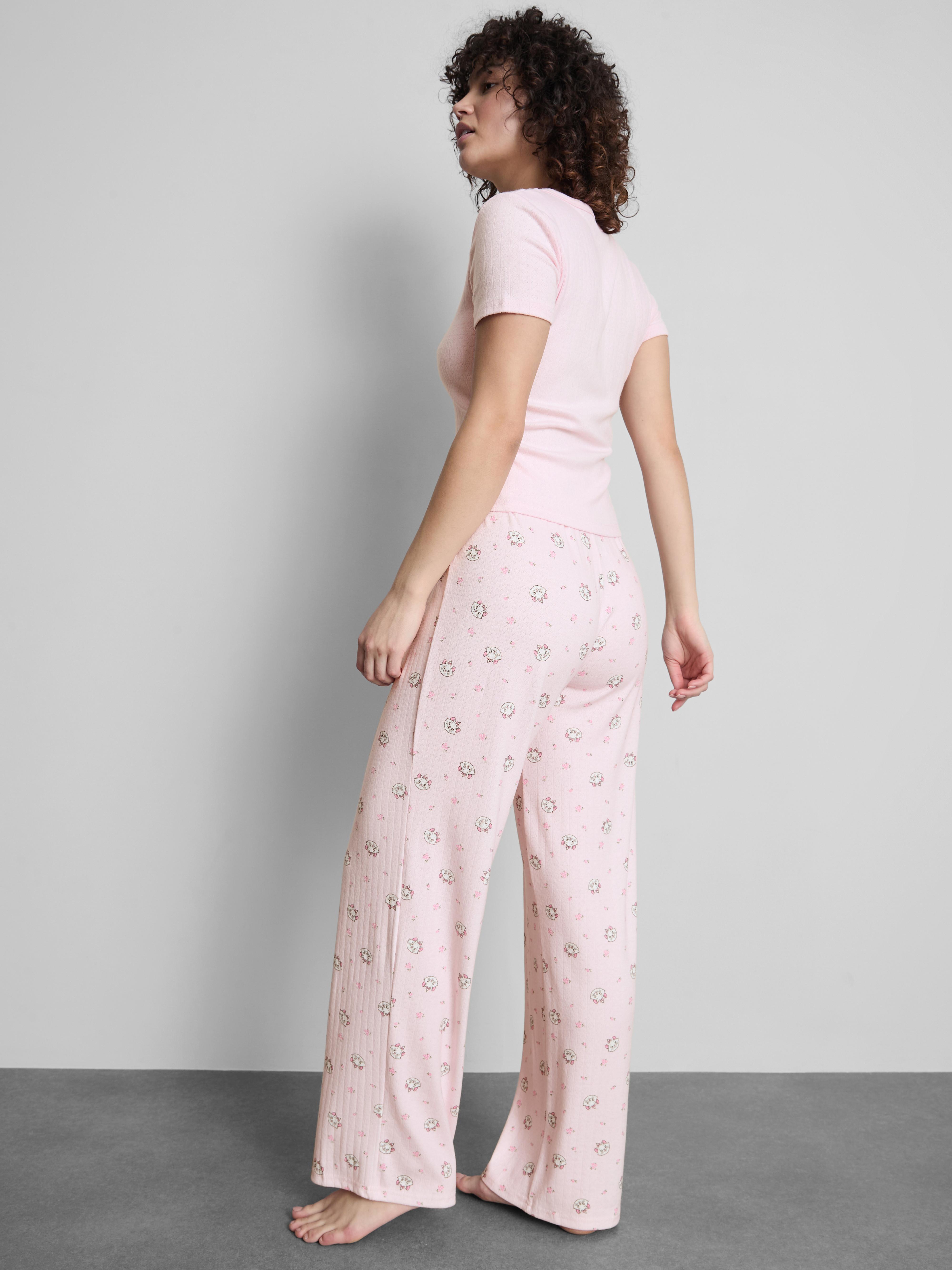 Women's Light Pink The Aristocat’s Marie Pointelle Pyjamas | Penneys