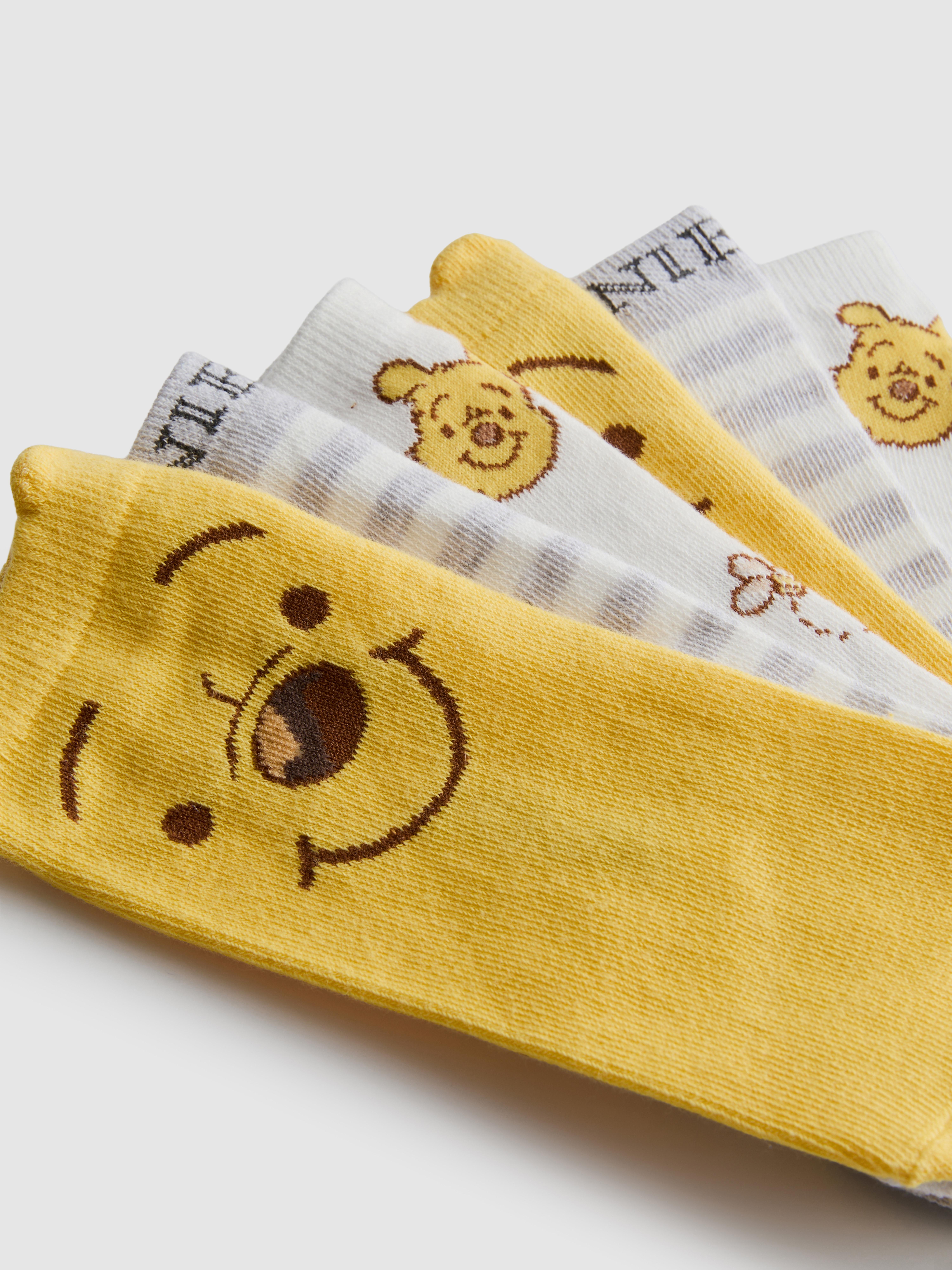 Women's Light Yellow 3pk Disney’s Winnie The Pooh Character Trainer ...