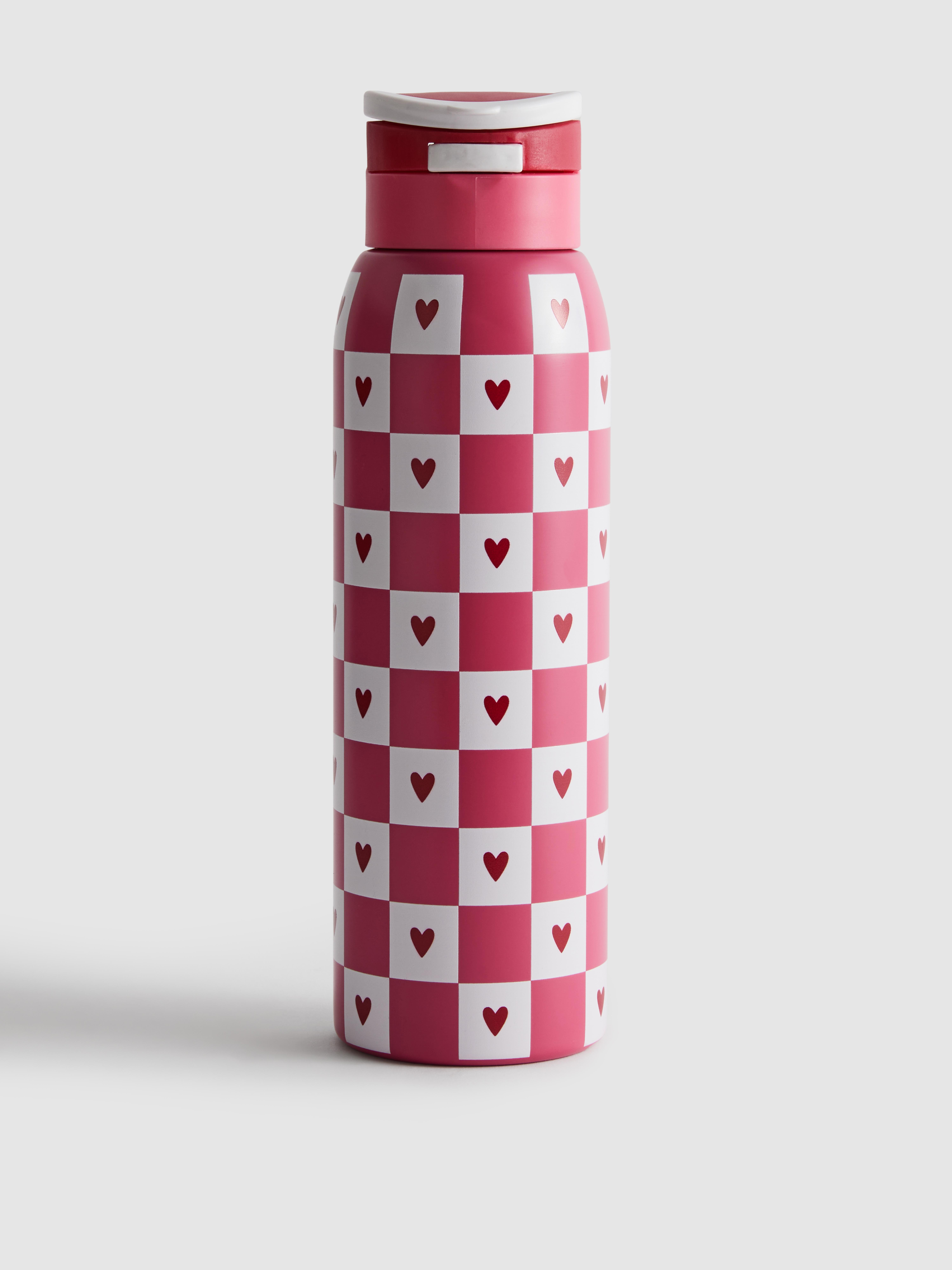 Red Colour Block Water Bottle | Penneys