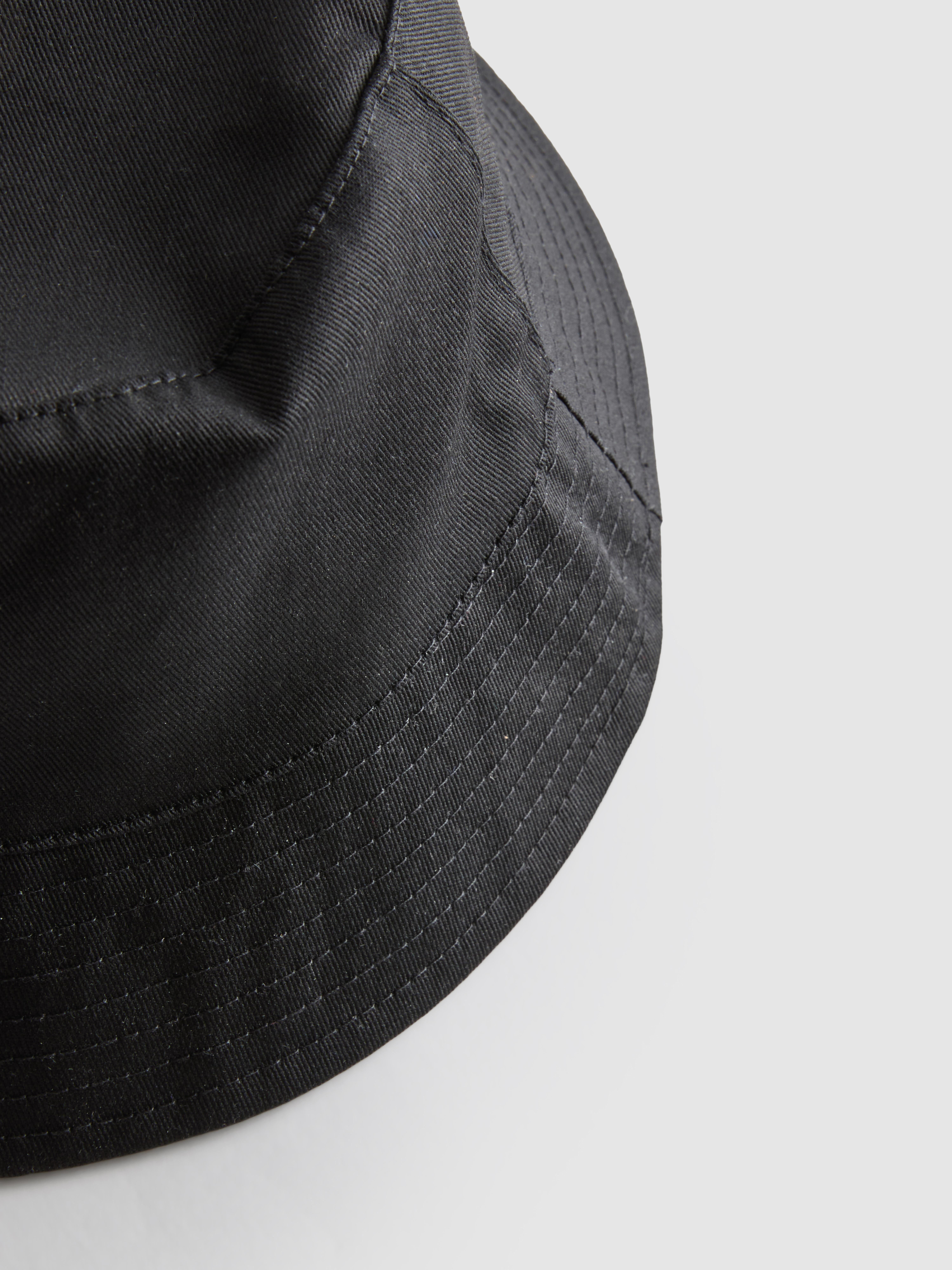 Mens Black Essential Bucket Hat | Primark