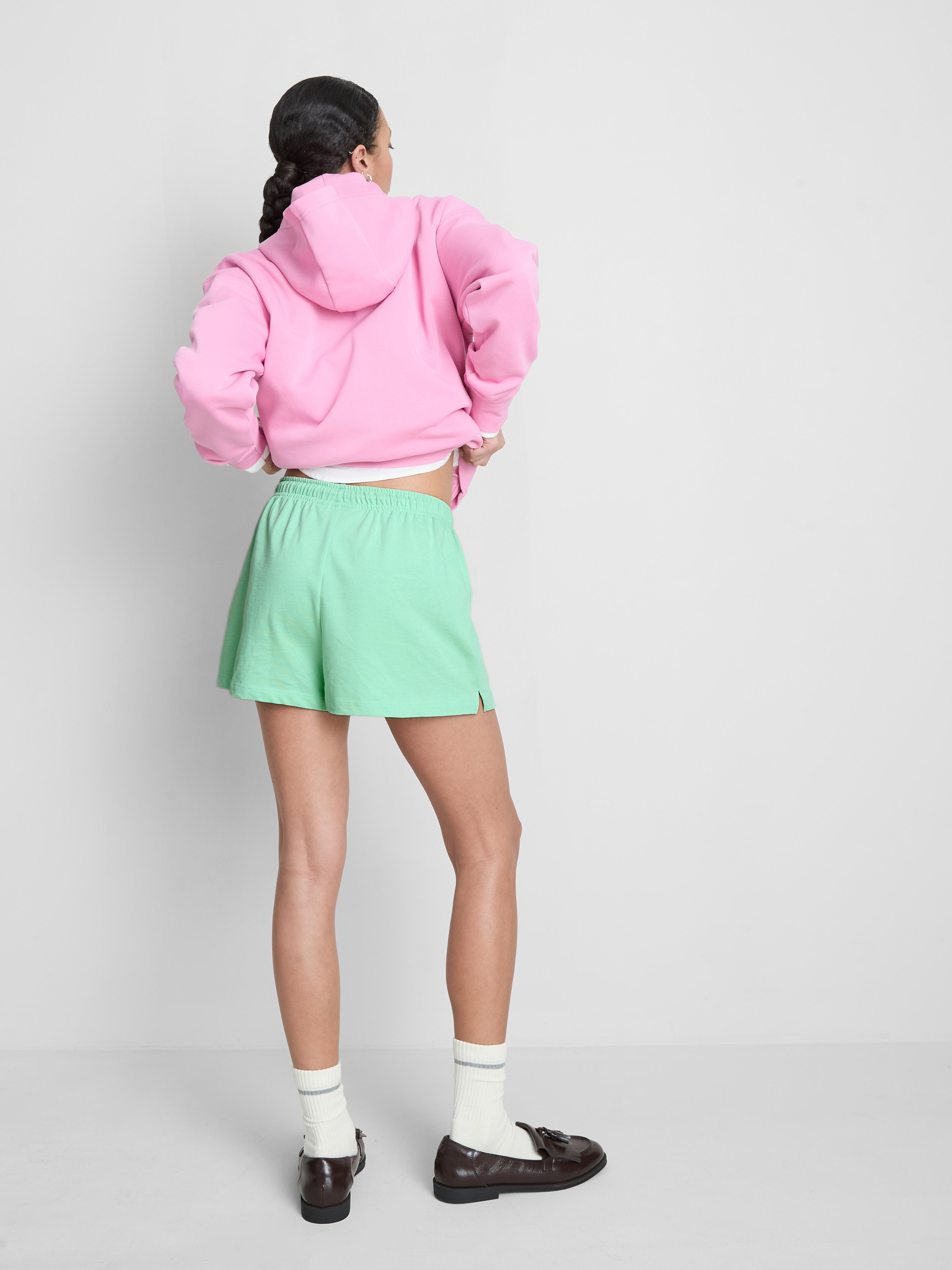 Calções puro algodão - Verde-menta - Mulher | Primark