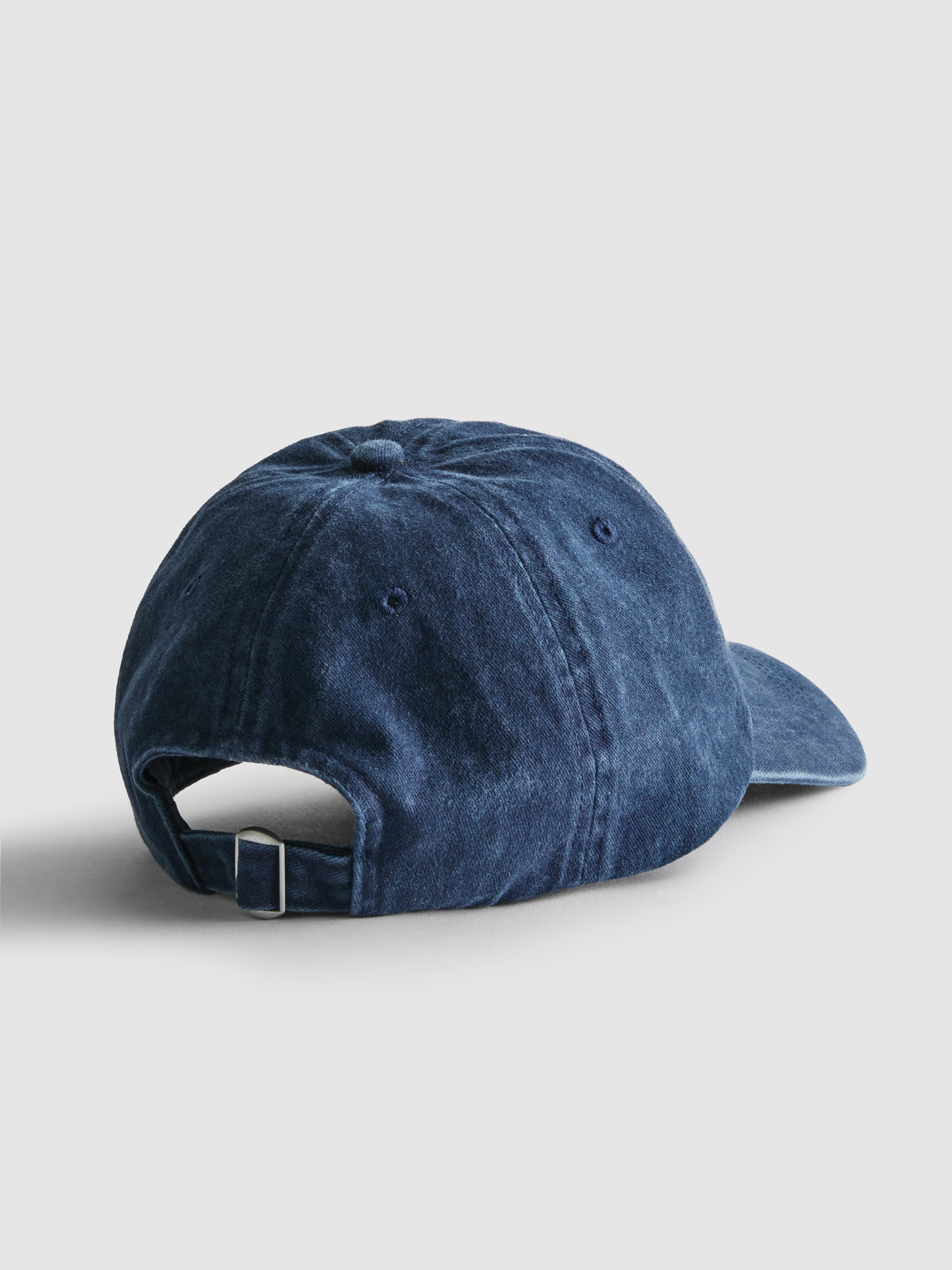 Women's Navy Acid Wash Baseball Cap | Penneys
