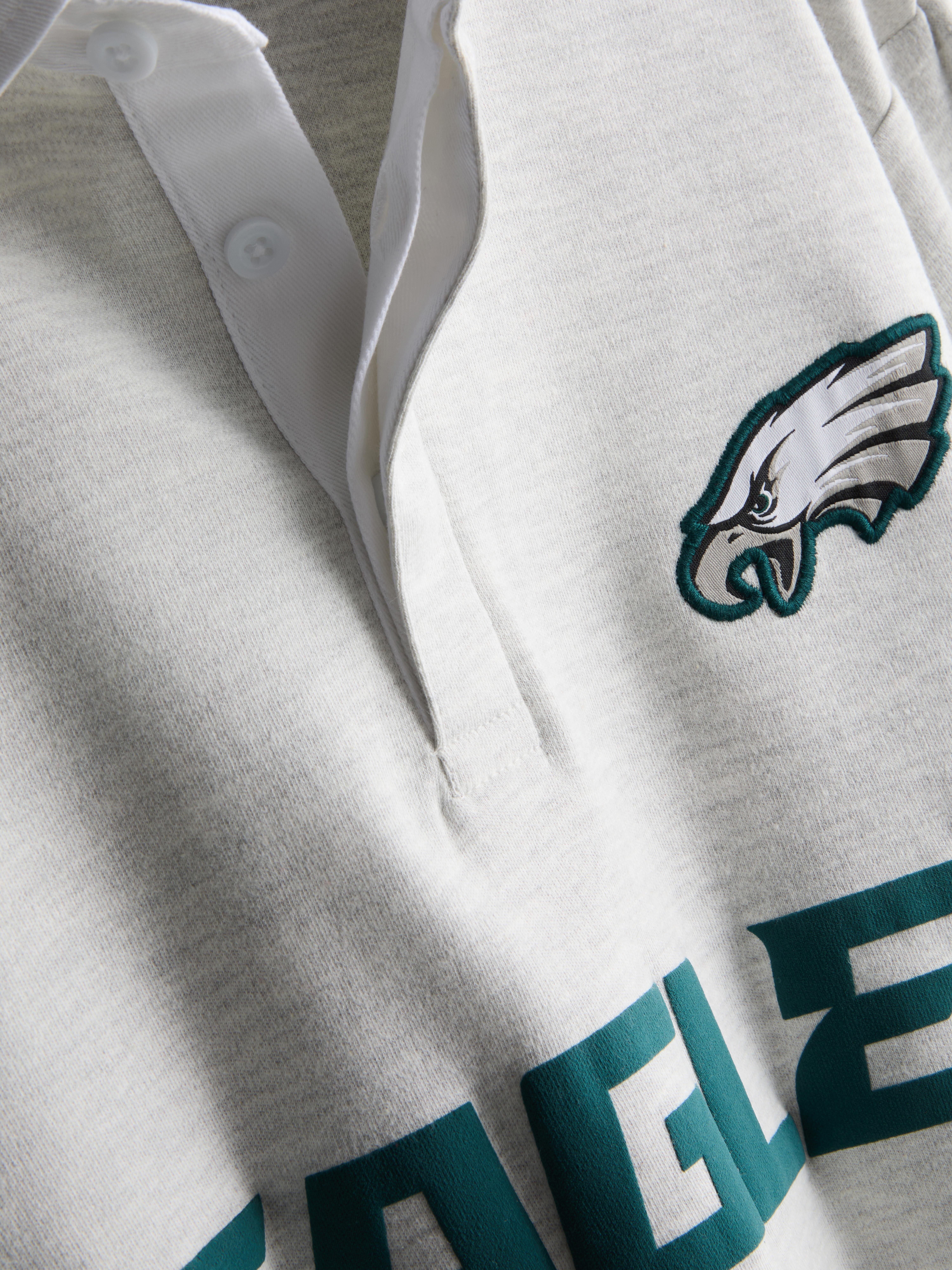7-15 anni | Maglietta rugby NFL Philadelphia Eagles - Grigio chiaro ...