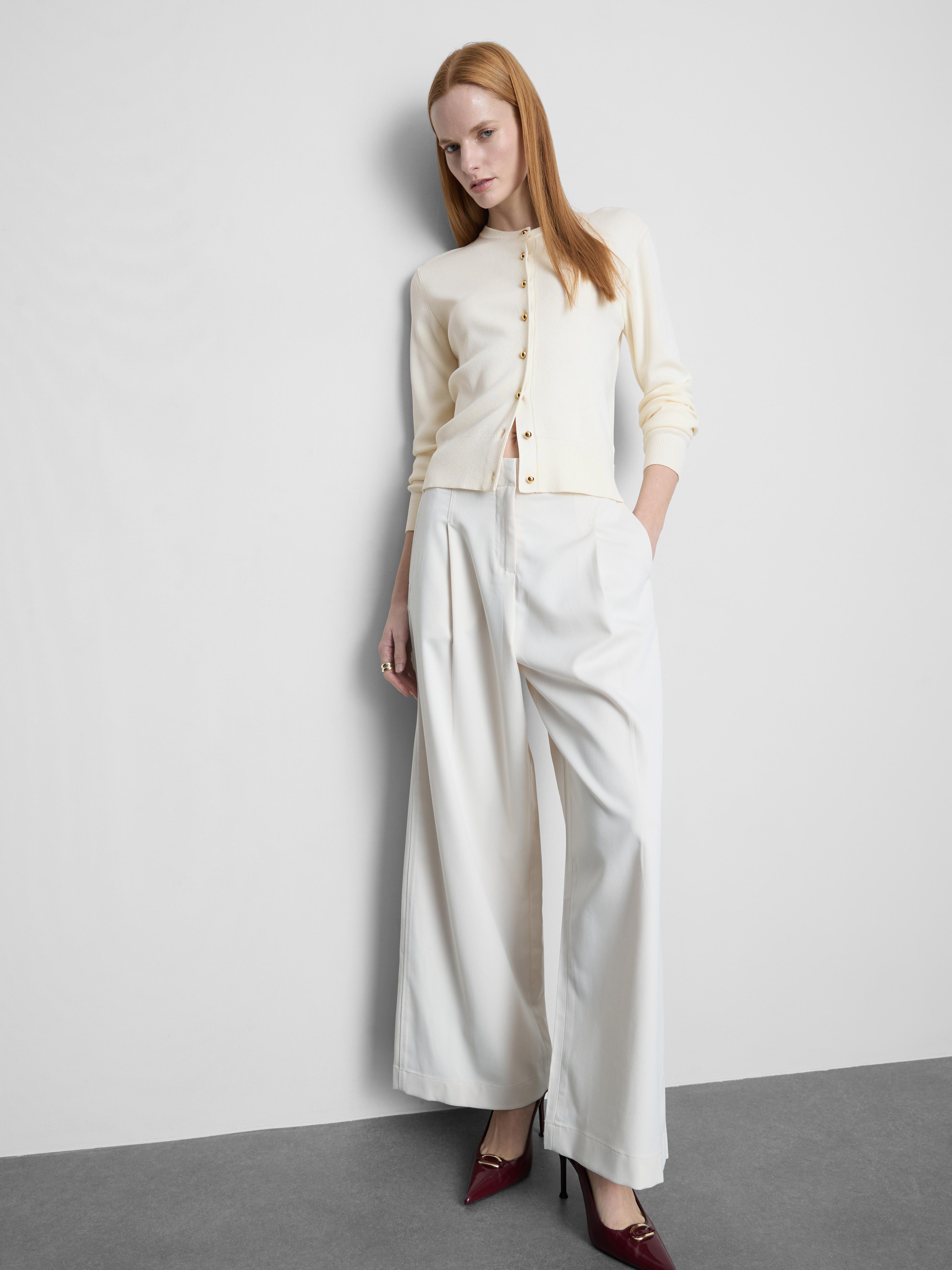 Cardigan con bottoni metallizzati - Avorio - Donna | Primark