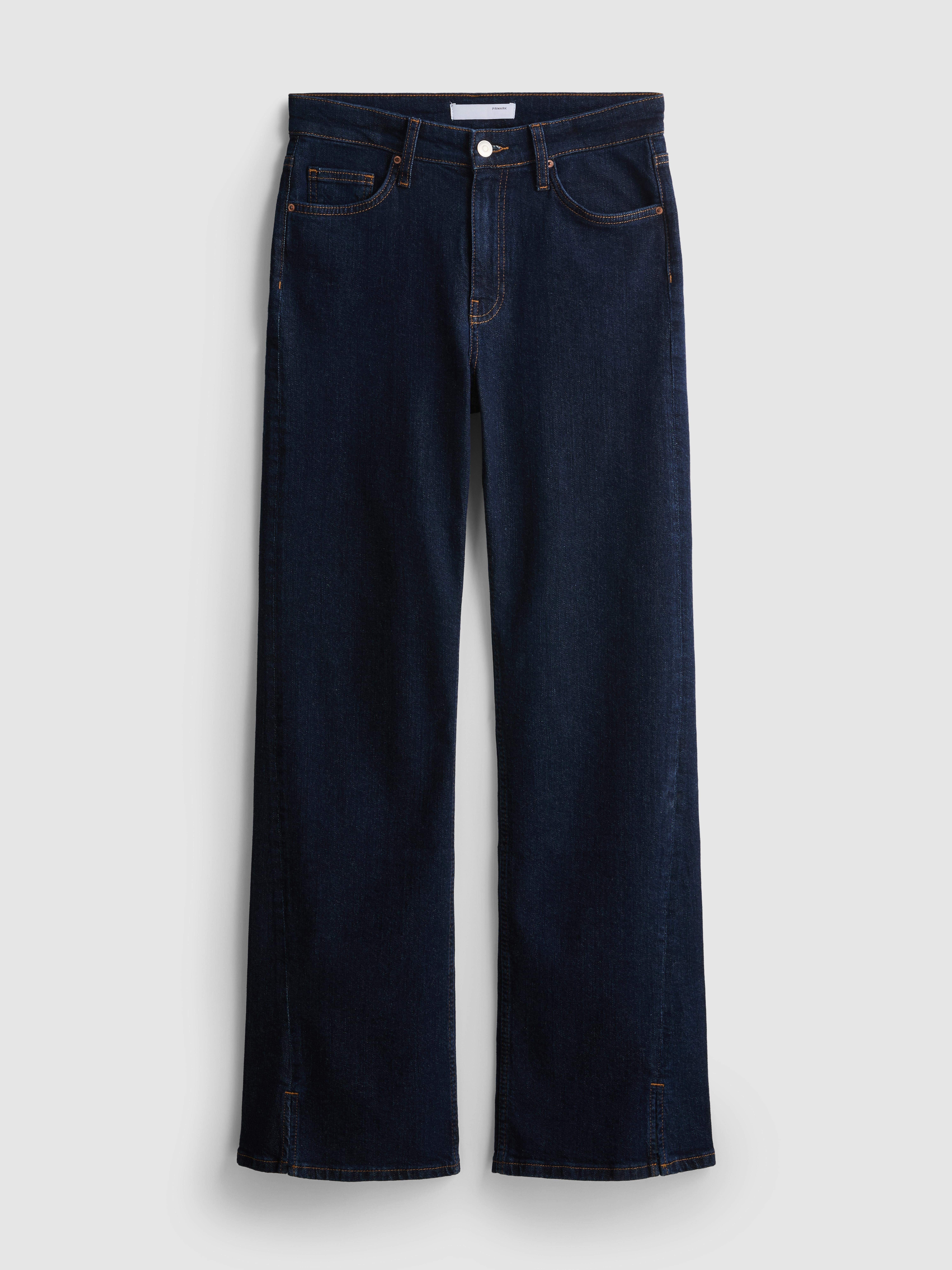Women's Indigo Twisted Seam Mid-Rise Flared Jeans | Penneys