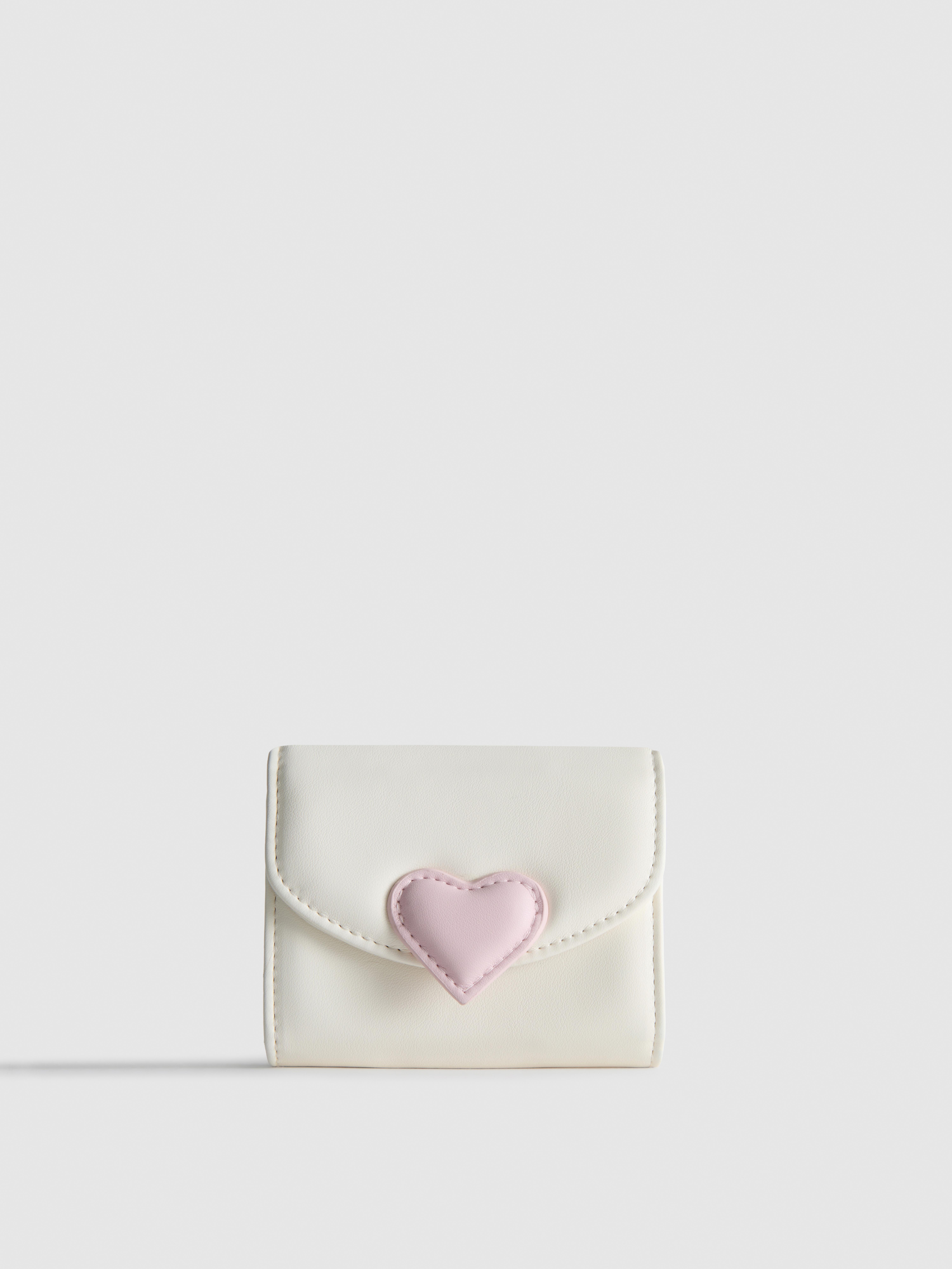 Womens Light Pink Heart Card Holder | Primark