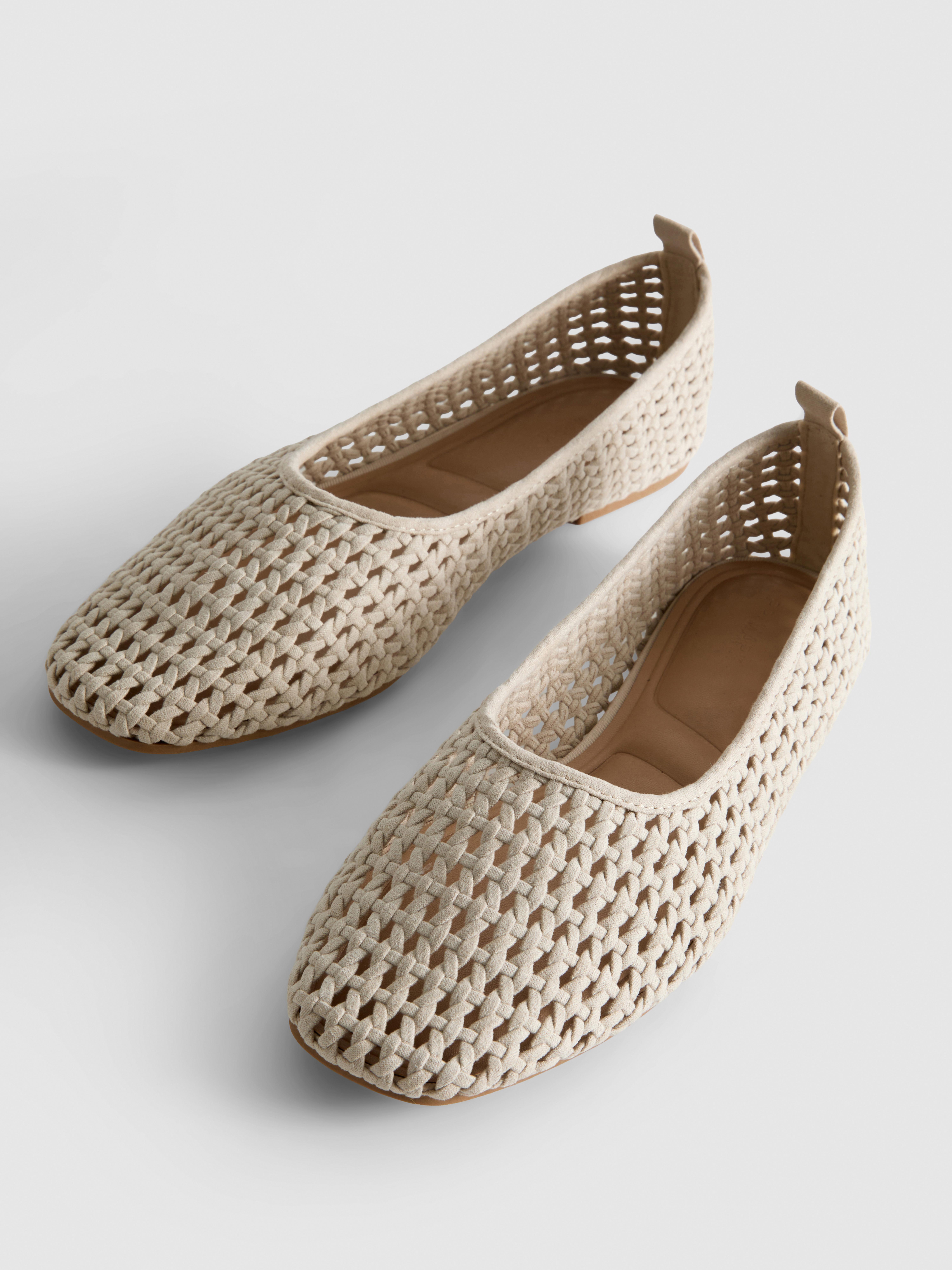 Ecru Woven Ballet Pumps | Primark