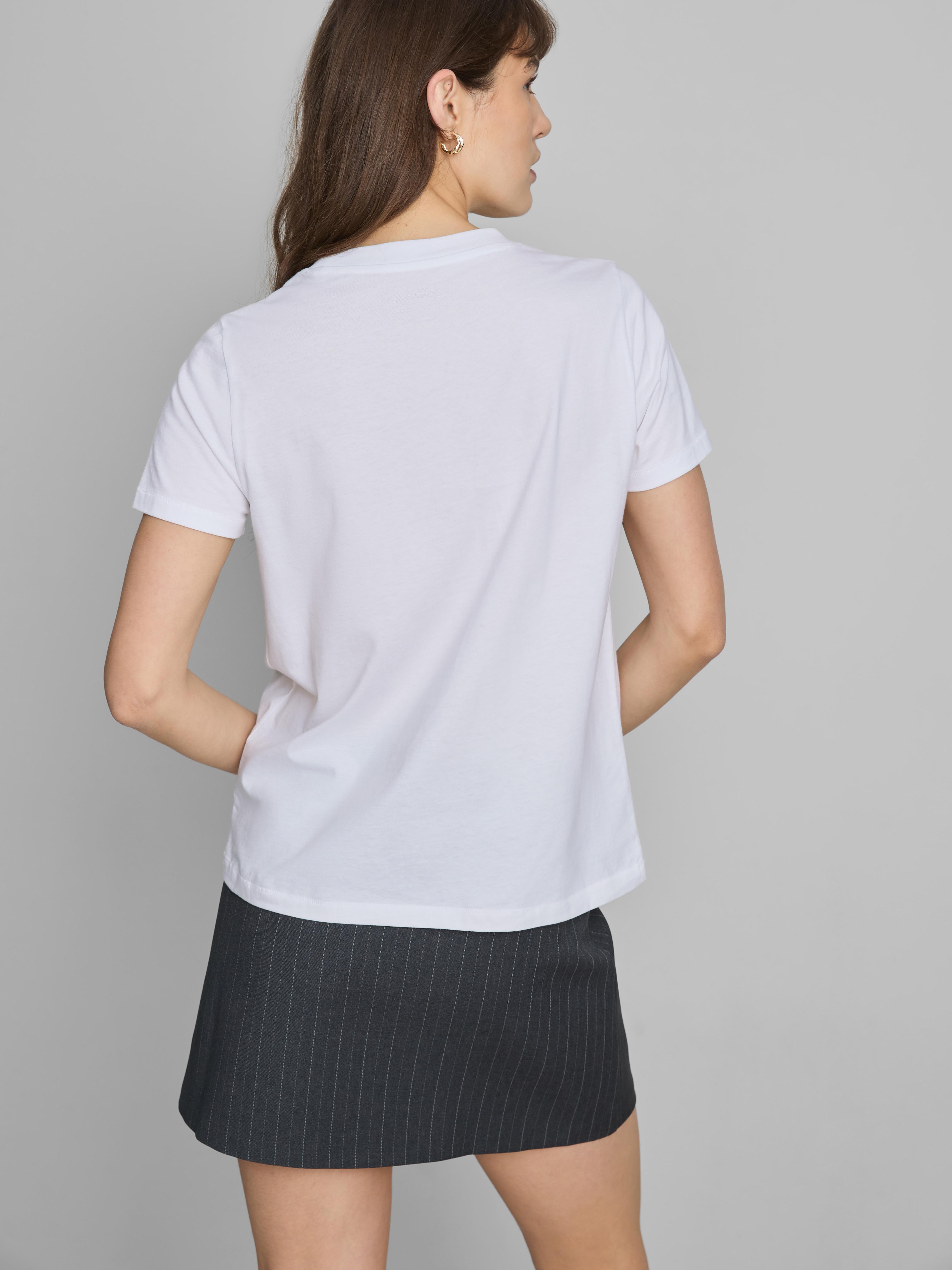 Katoenen T-shirt met print The Rolling Stones - Wit - Dames | Primark