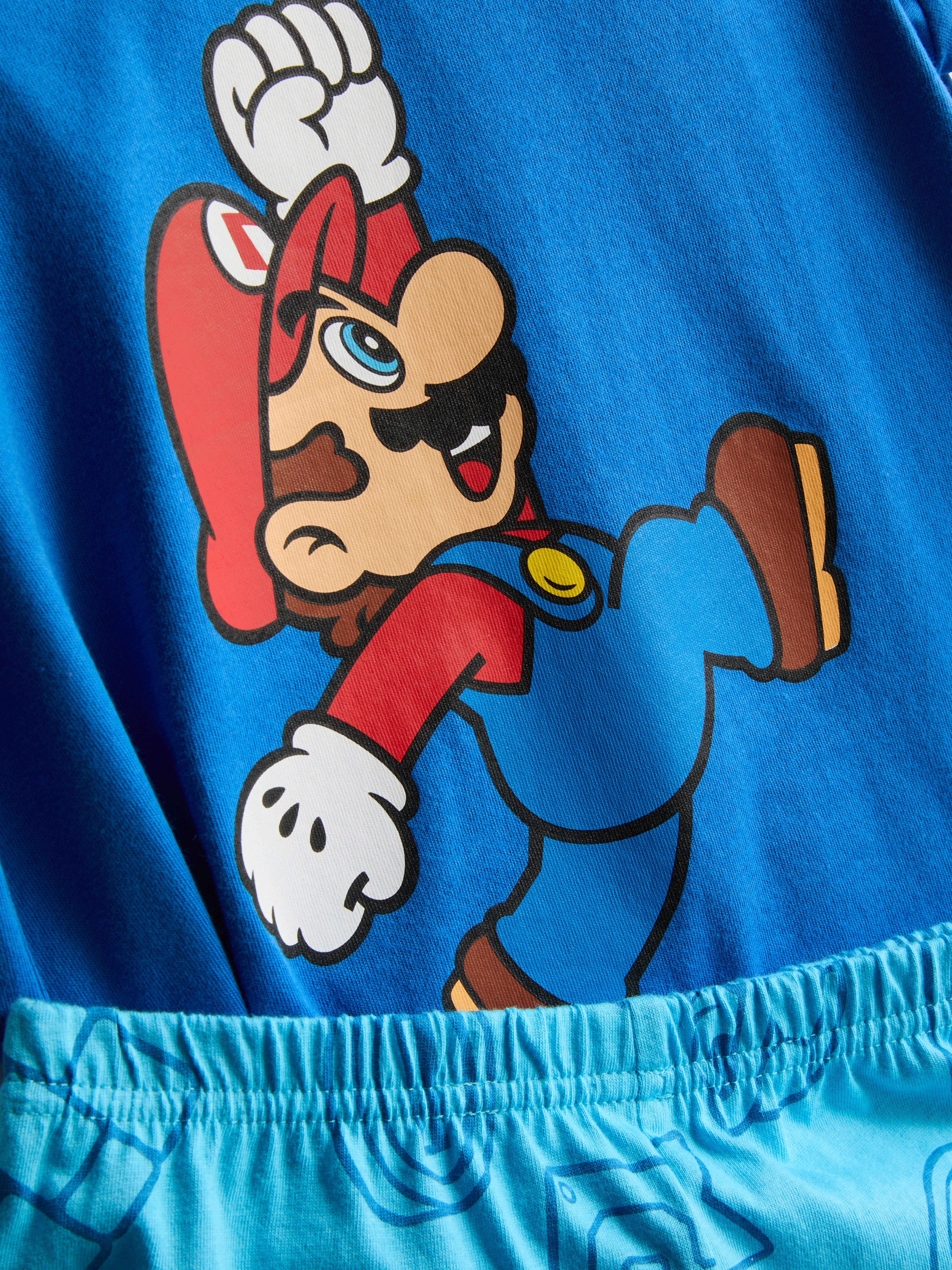 1,5–10 lat | Krótkie piżamy Super Mario, 2 szt. - Czerwony - Chłopcy ...