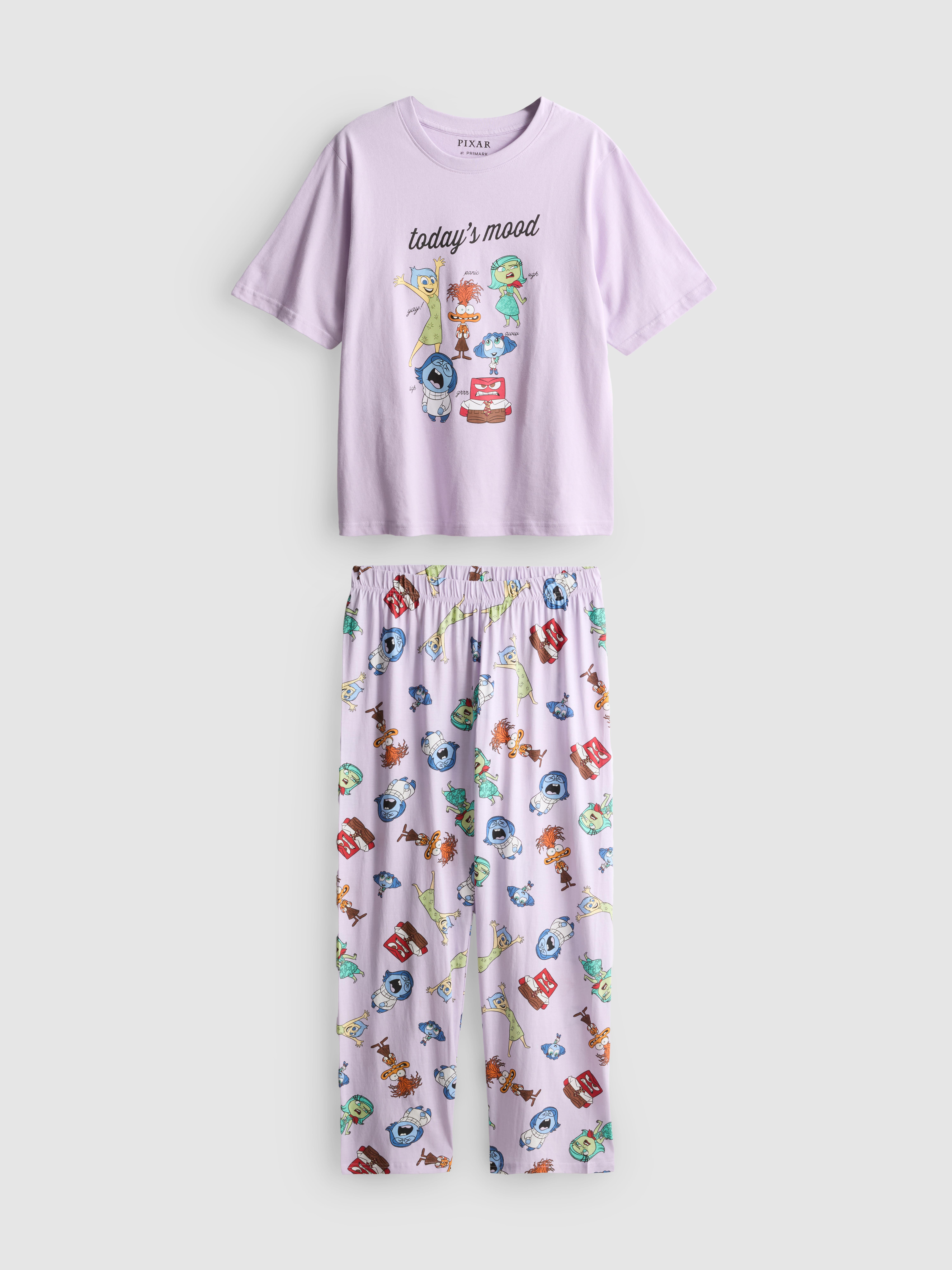 Womens Lilac Disney Pixar's Inside Out Graphic Character Pyjamas | Primark