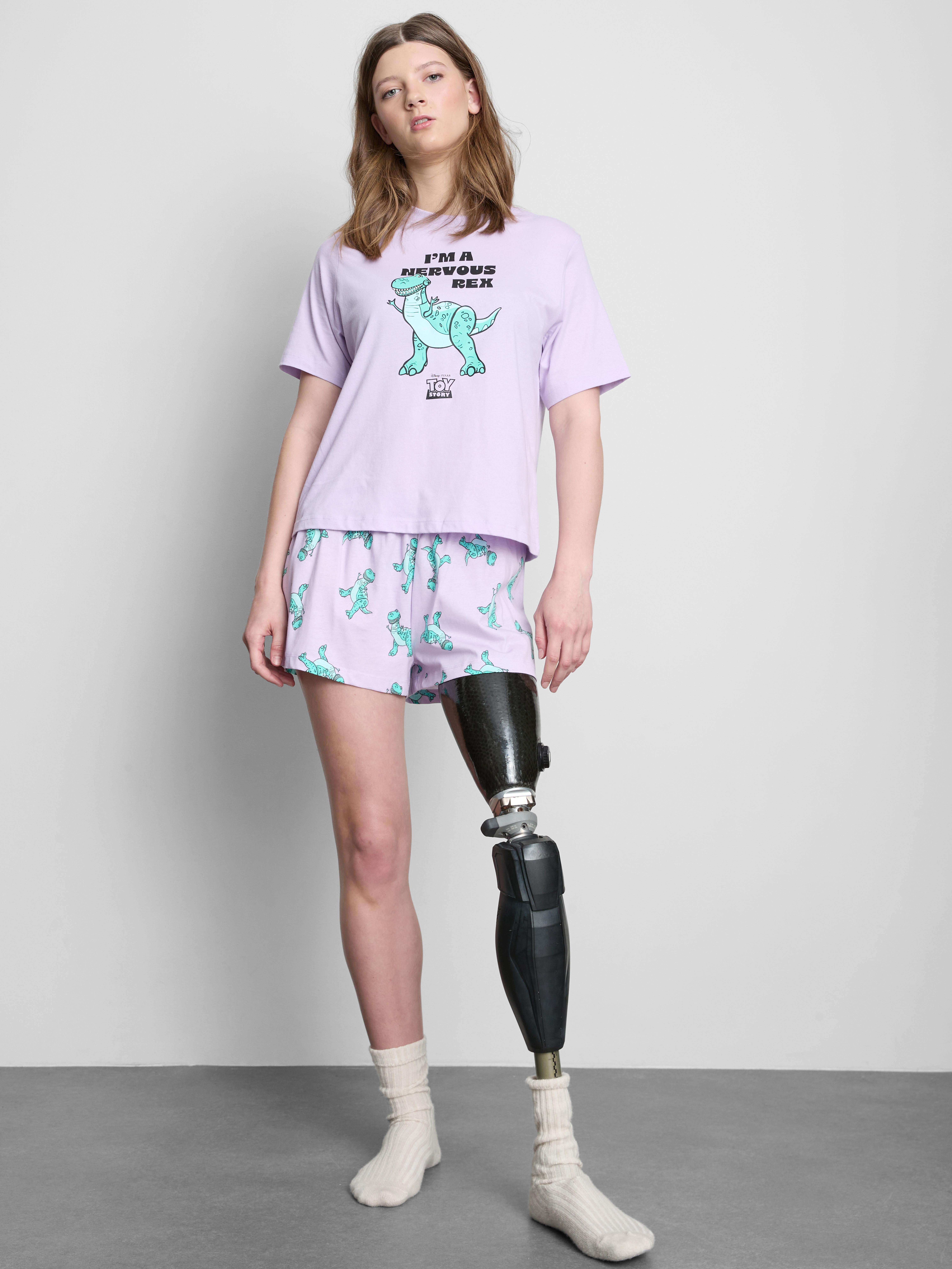 Pyjama short Disney Pixar Toy Story Rex - Lilas - Femme | Primark