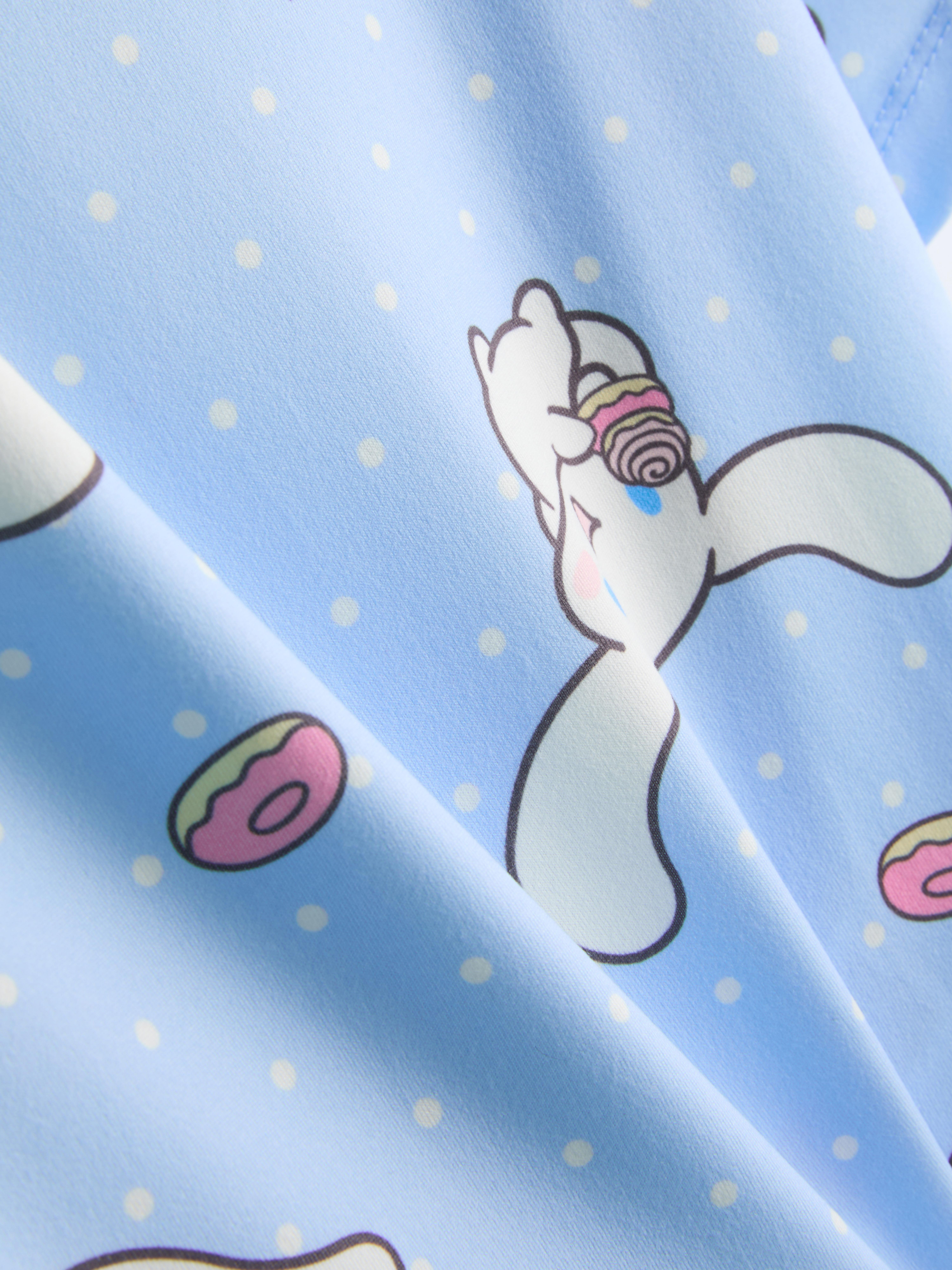 5-15 anos | Pijama curto Hello Kitty Cinnamoroll - Azul-claro ...