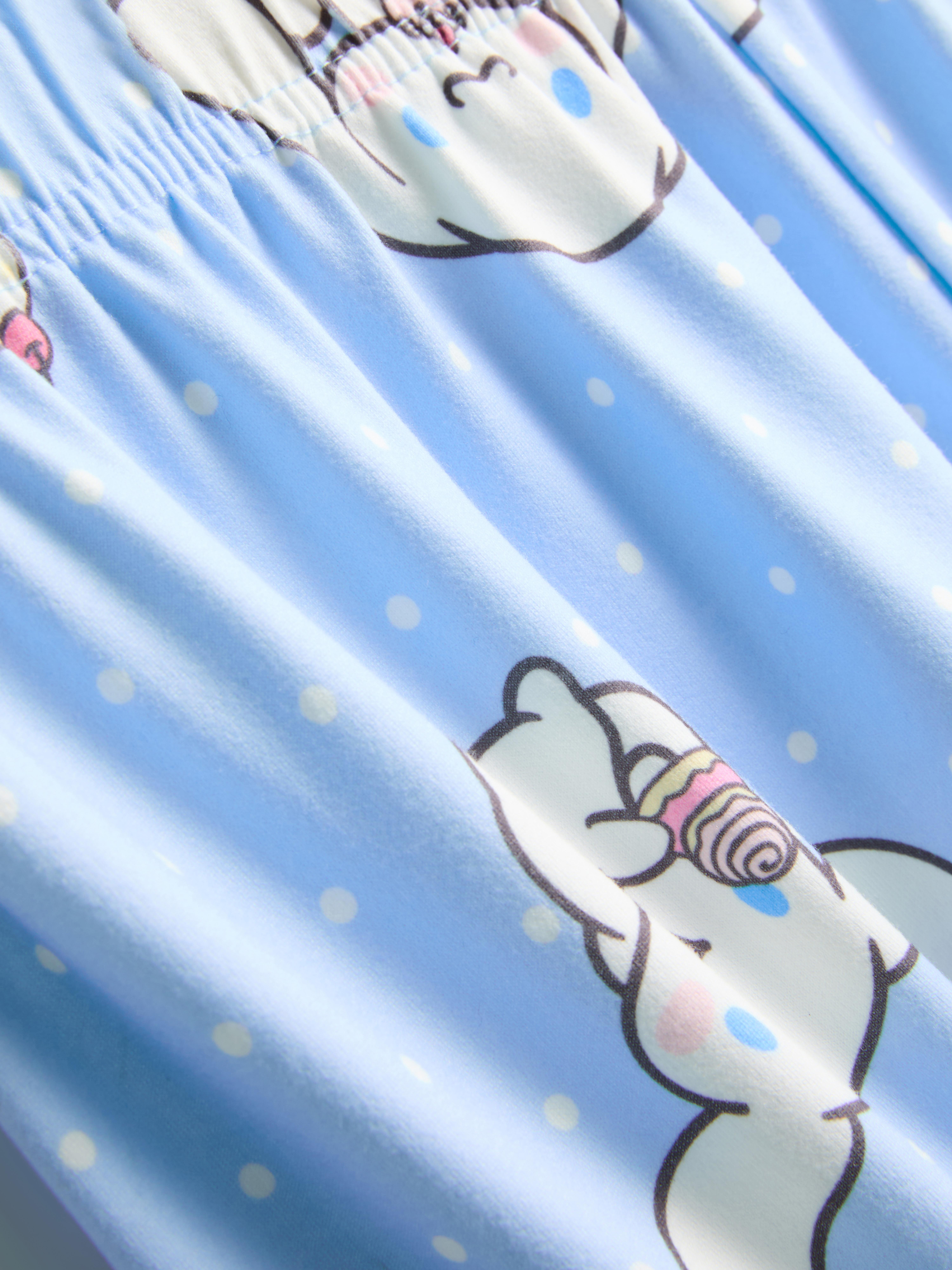 5-15 años | Pijama corto de Cinnamoroll, Hello Kitty - Azul claro ...