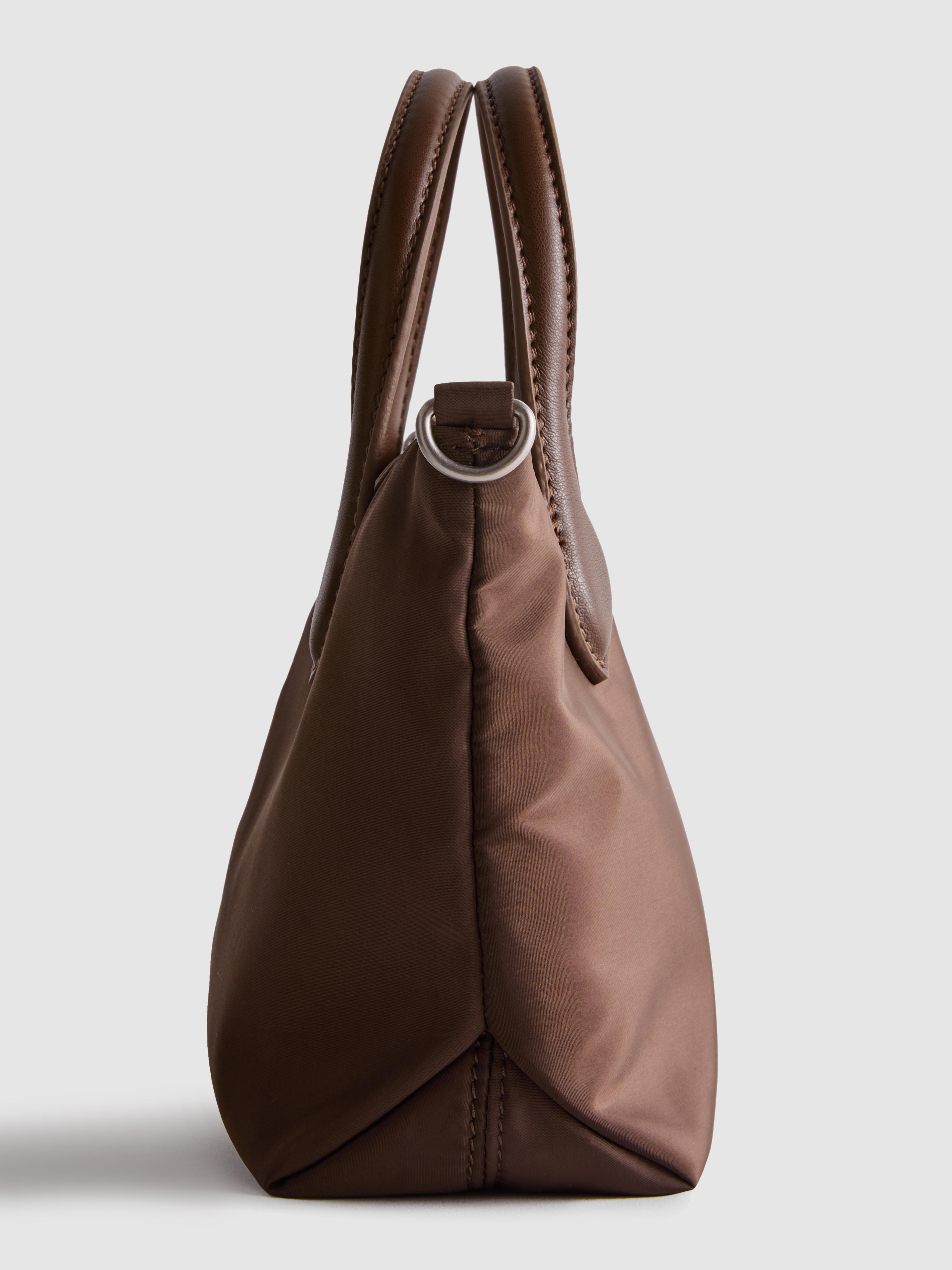 Women's Chocolate Mini Zip Tote Bag | Penneys