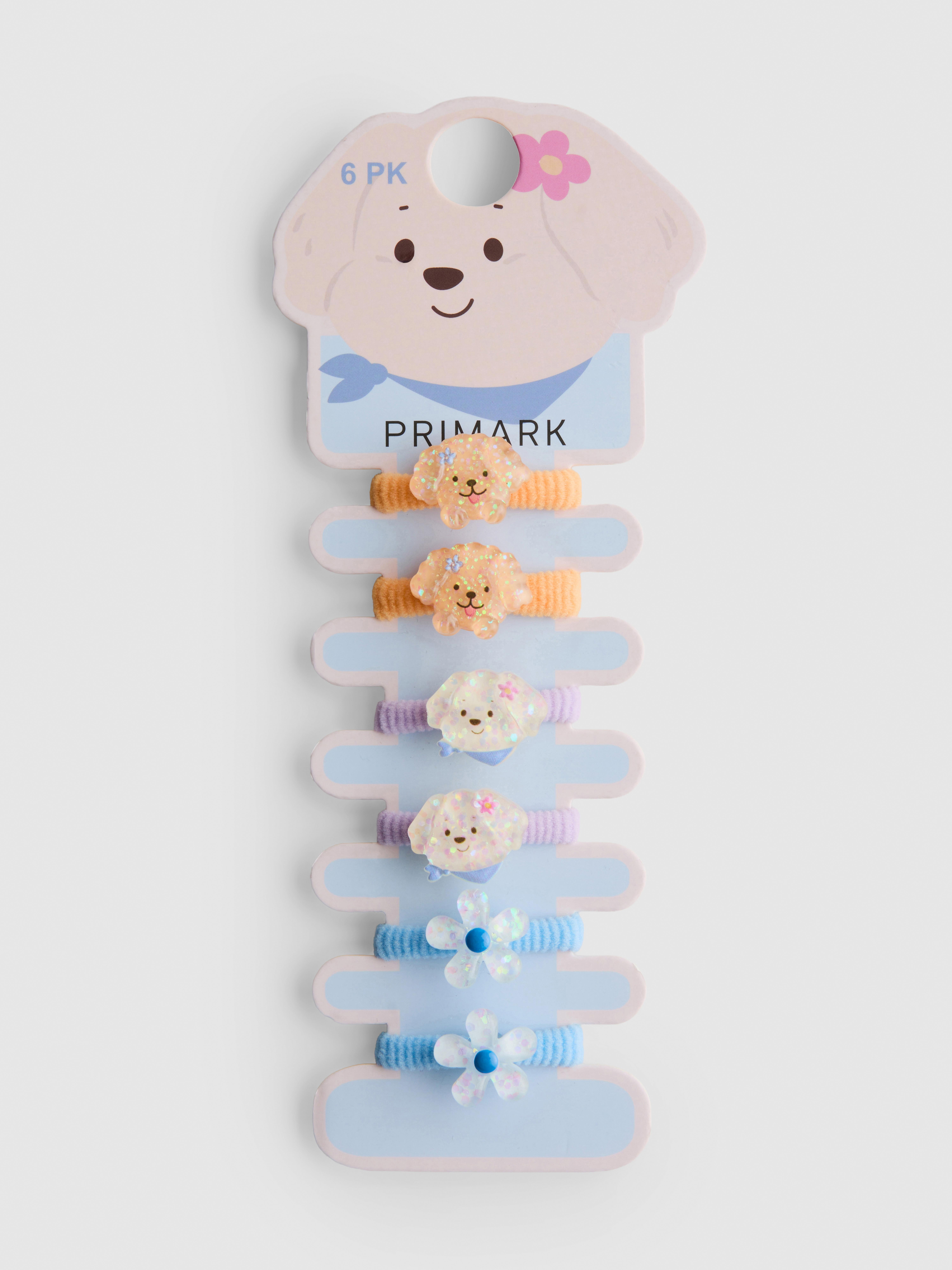 Girls Multi 6pk Novelty Hair Bobbles | Penneys
