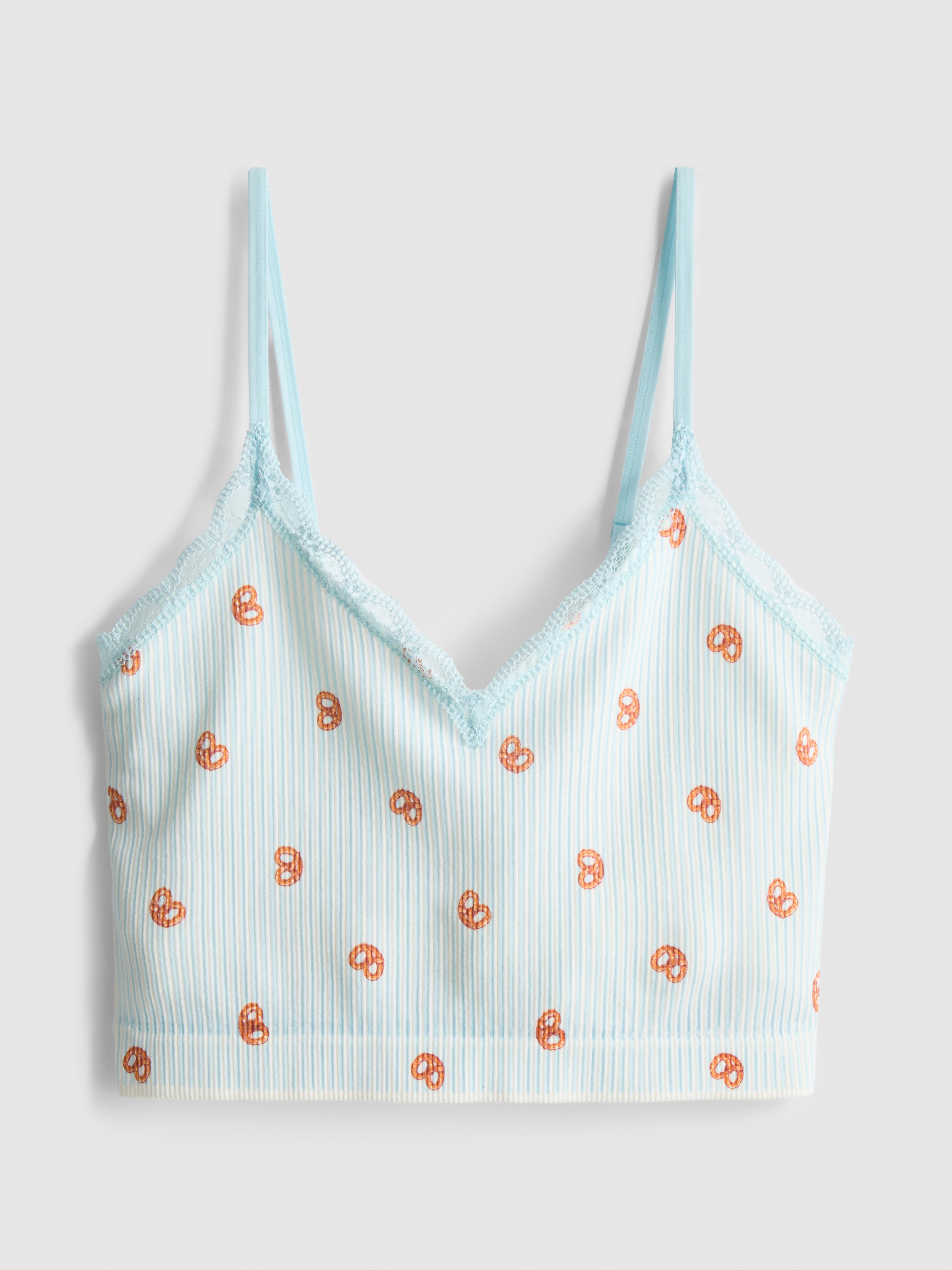 Canotta senza cuciture stampata - Azzurro - Donna | Primark