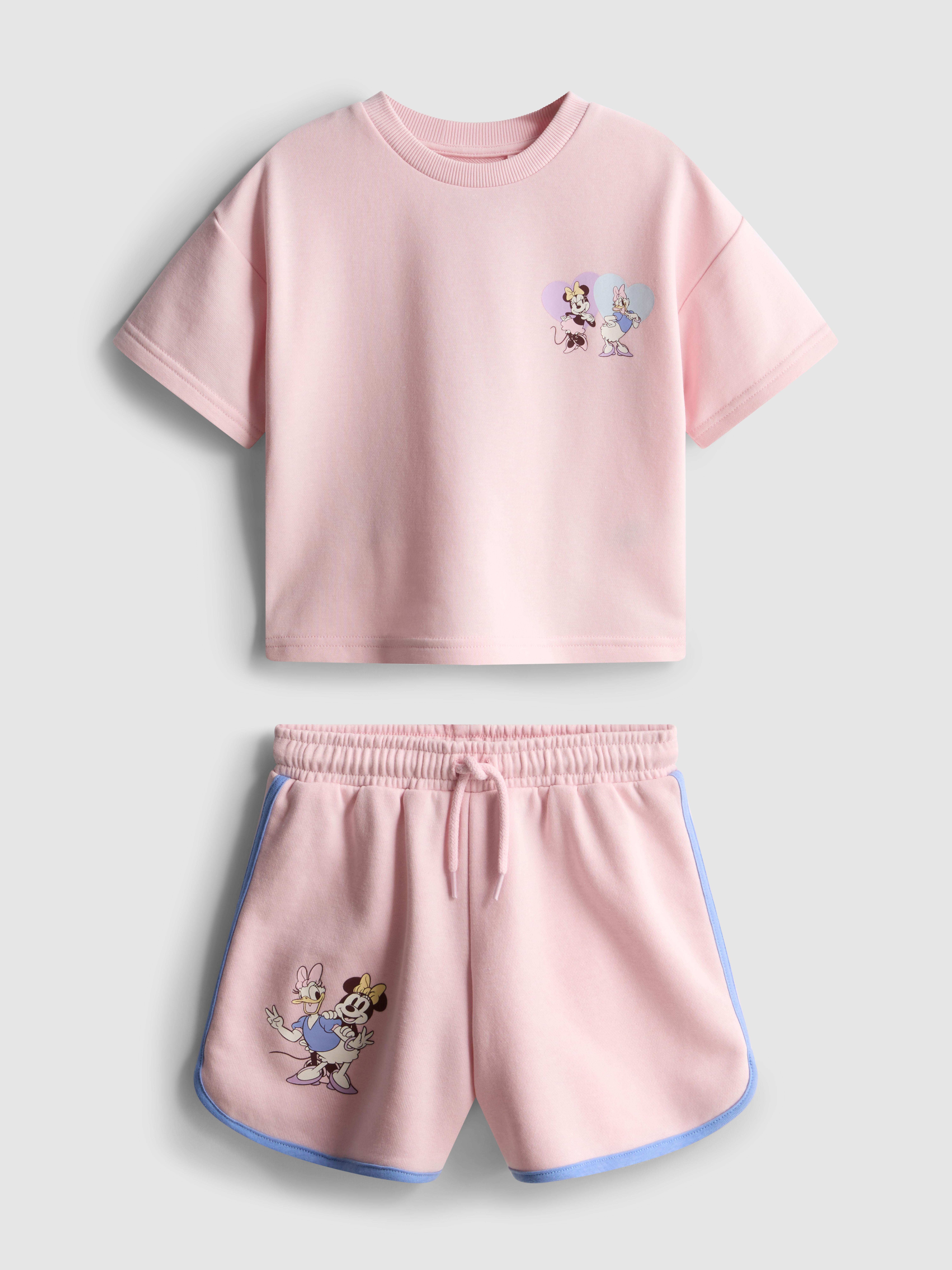 Girls Pink 1.5-8yrs | Disney's Minnie Mouse Shorts Set | Primark