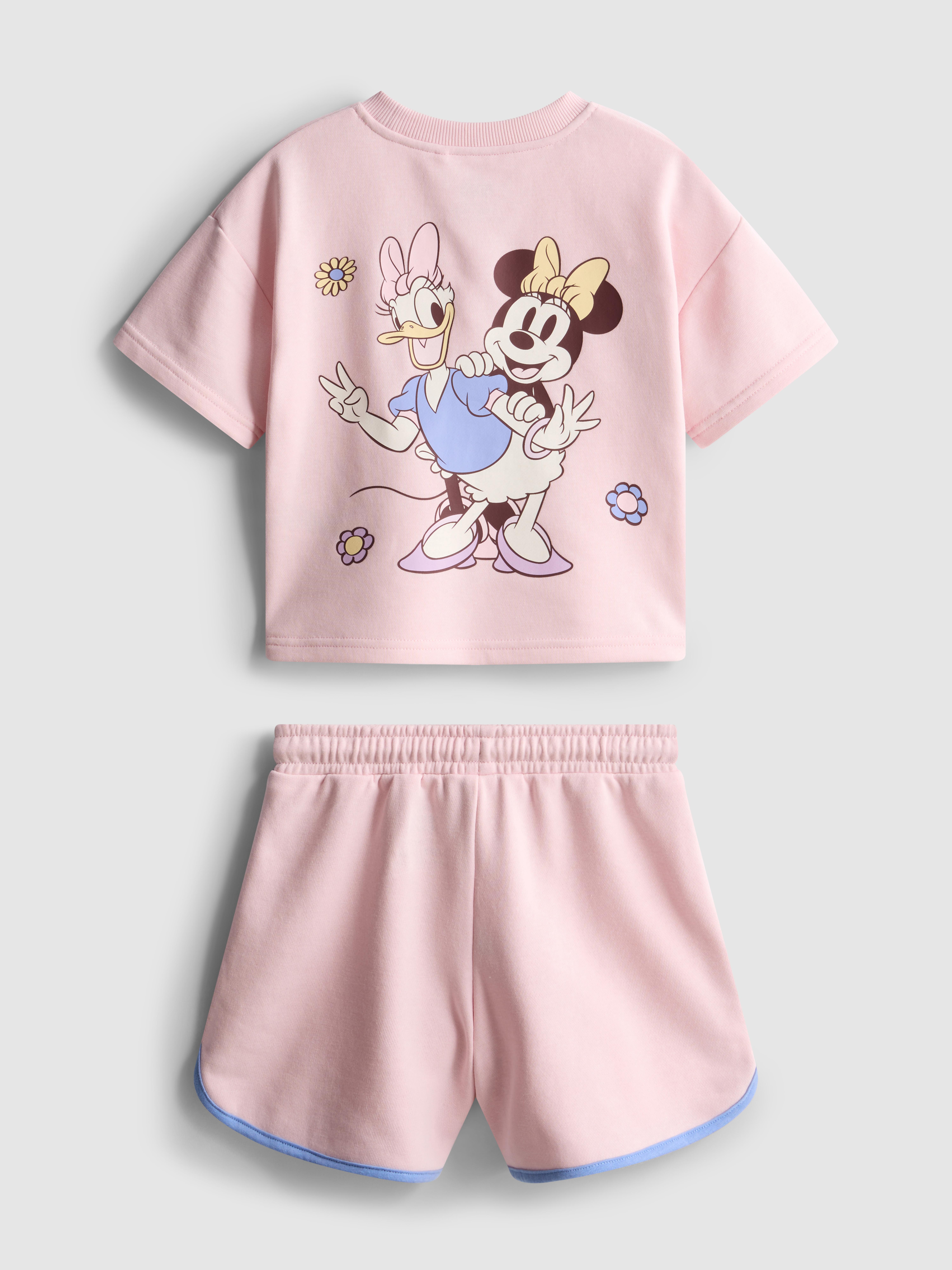 Girls Pink 1.5-8yrs | Disney's Minnie Mouse Shorts Set | Primark
