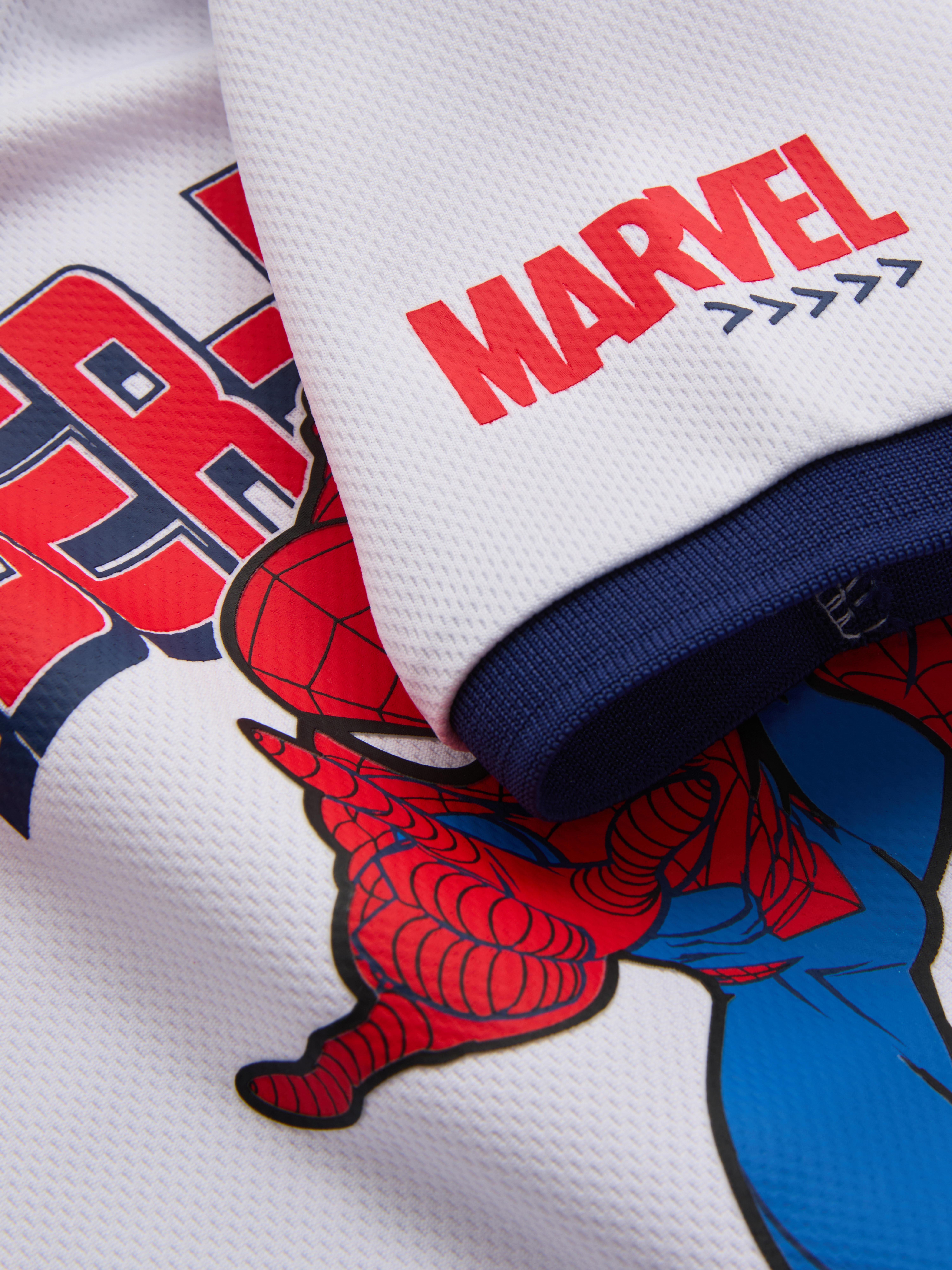 1,5-9 anos | T-shirt/calções futebol Homem-Aranha - Branco - Rapaz ...
