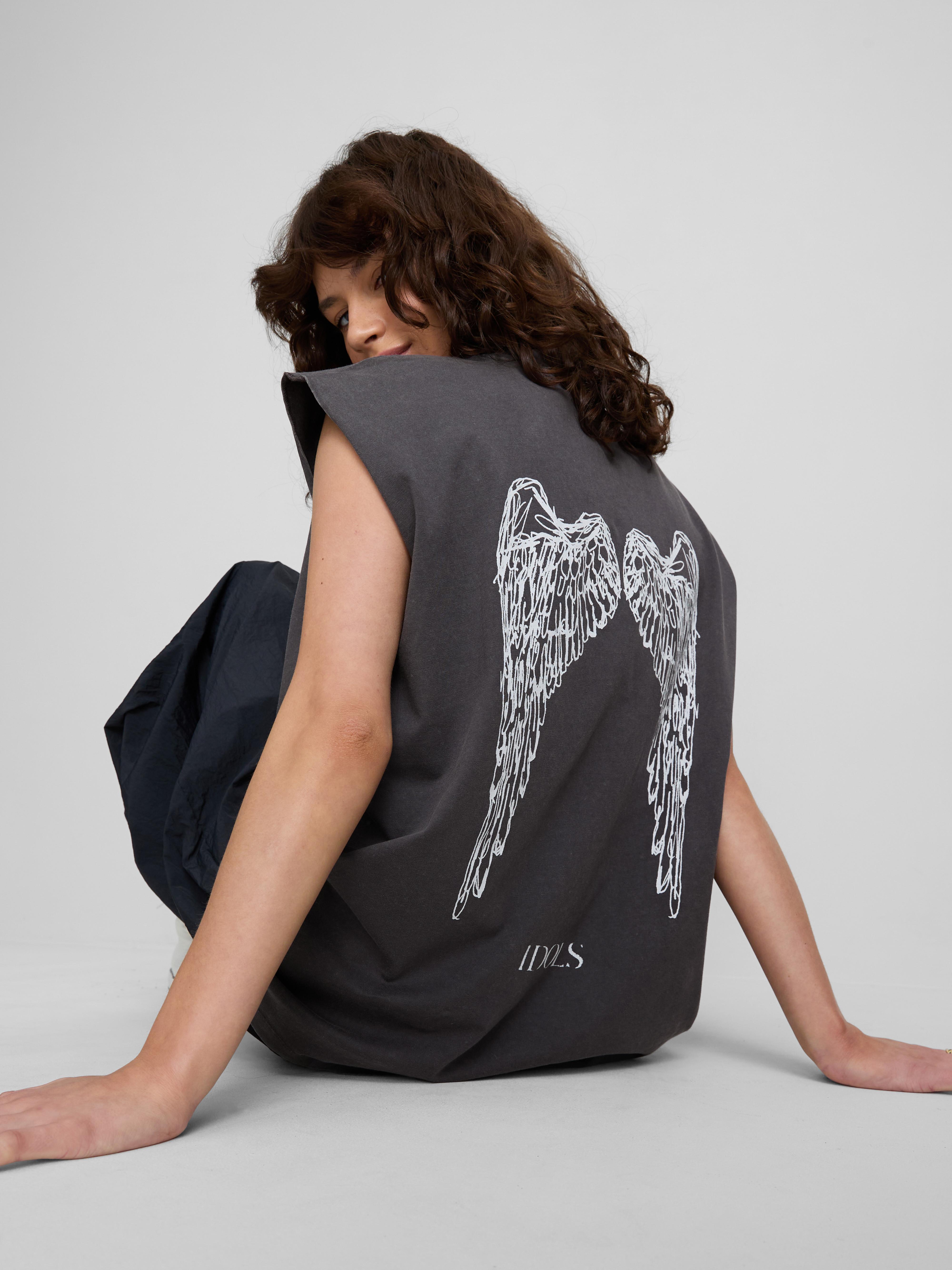 Women's Gray YUNGBLUD Cotton Graphic Tank Top | Primark