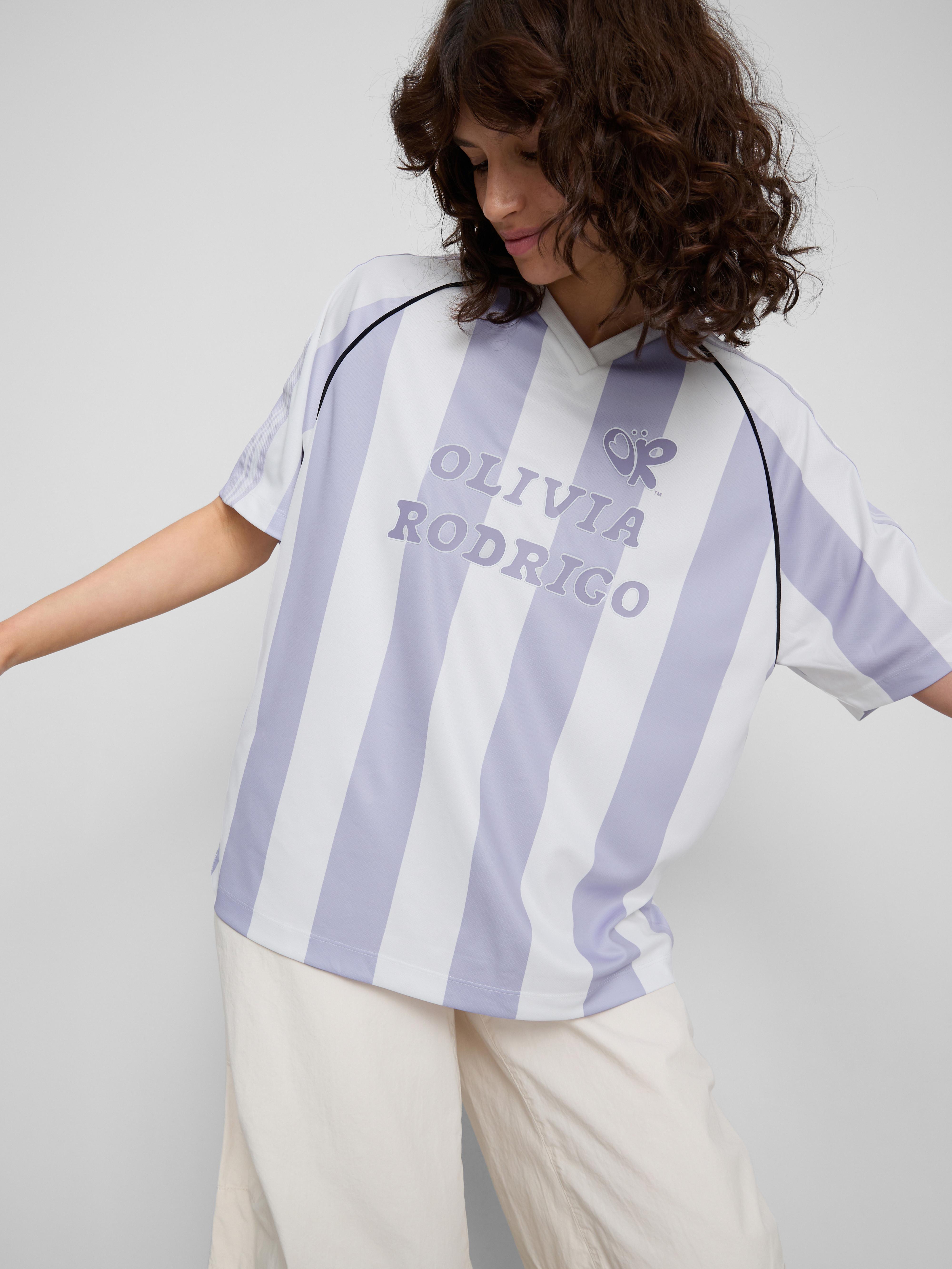 Womens Lilac The Primark Scene | Olivia Rodrigo Striped Football Jersey ...