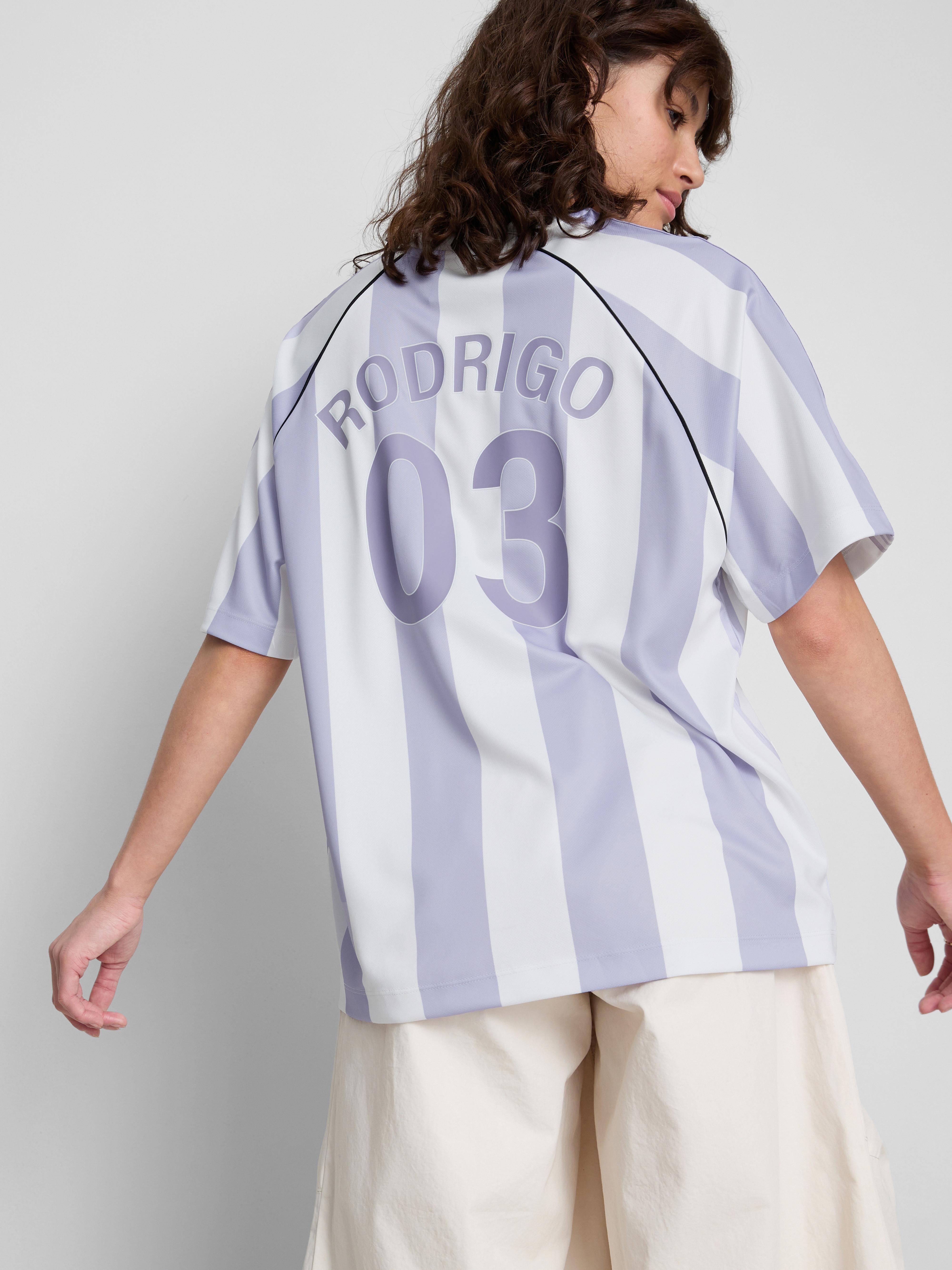 Womens Lilac The Primark Scene | Olivia Rodrigo Striped Football Jersey ...