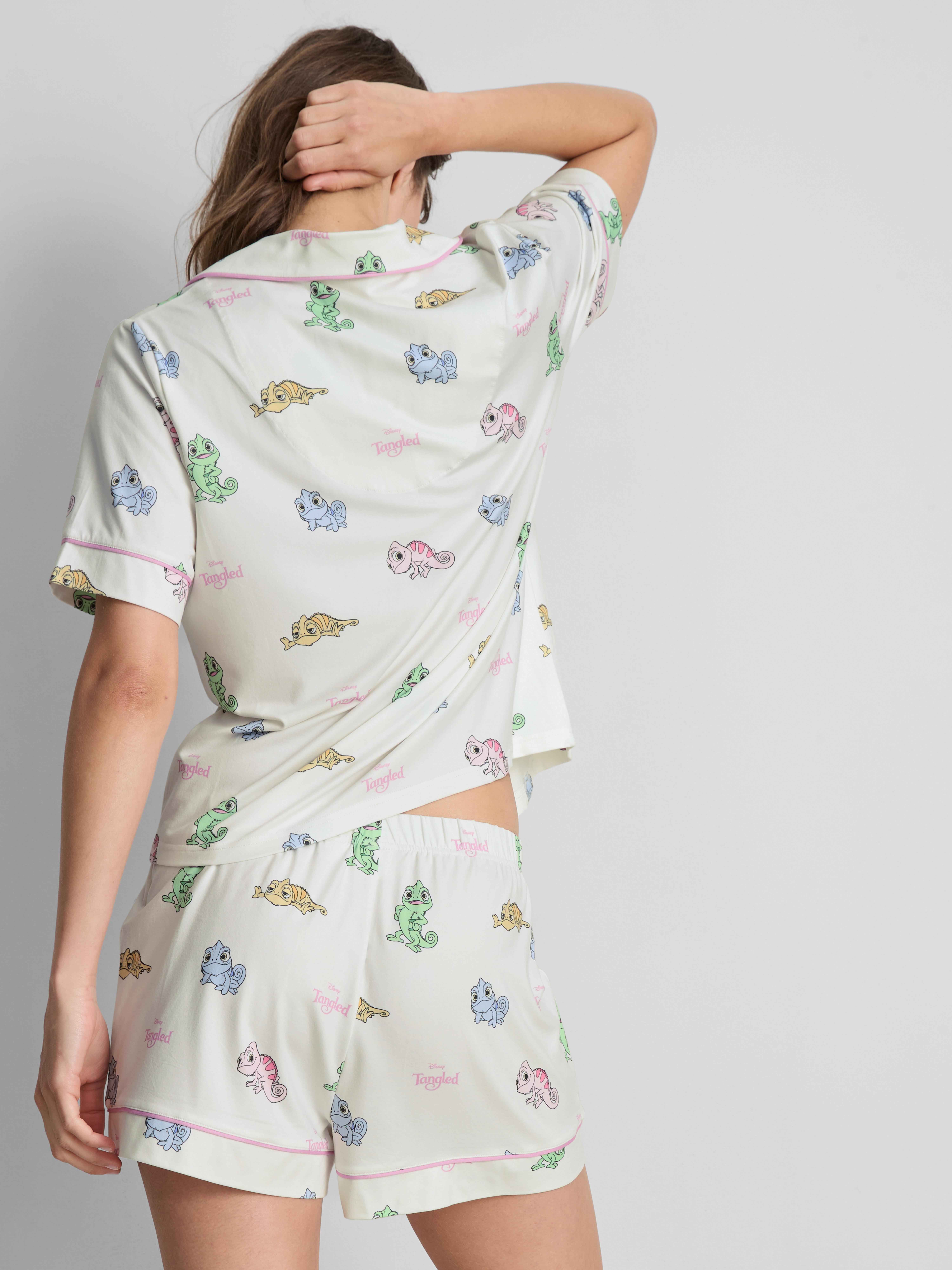 Women's Ivory Disney's Tangled Pascal Shorty Boyfriend Pyjamas | Penneys