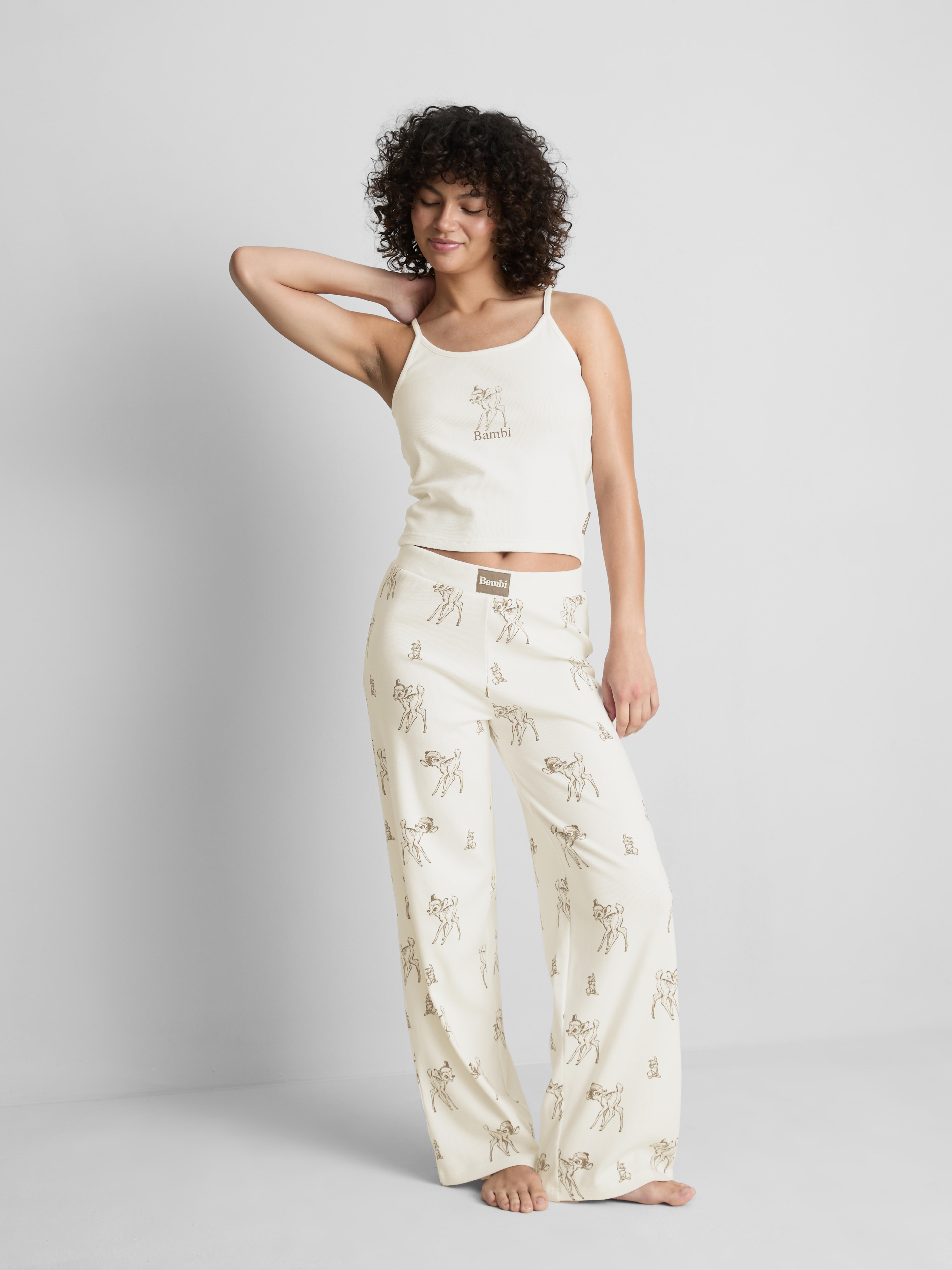 Pijama canelado gráfico Disney Bambi - Cru - Mulher | Primark