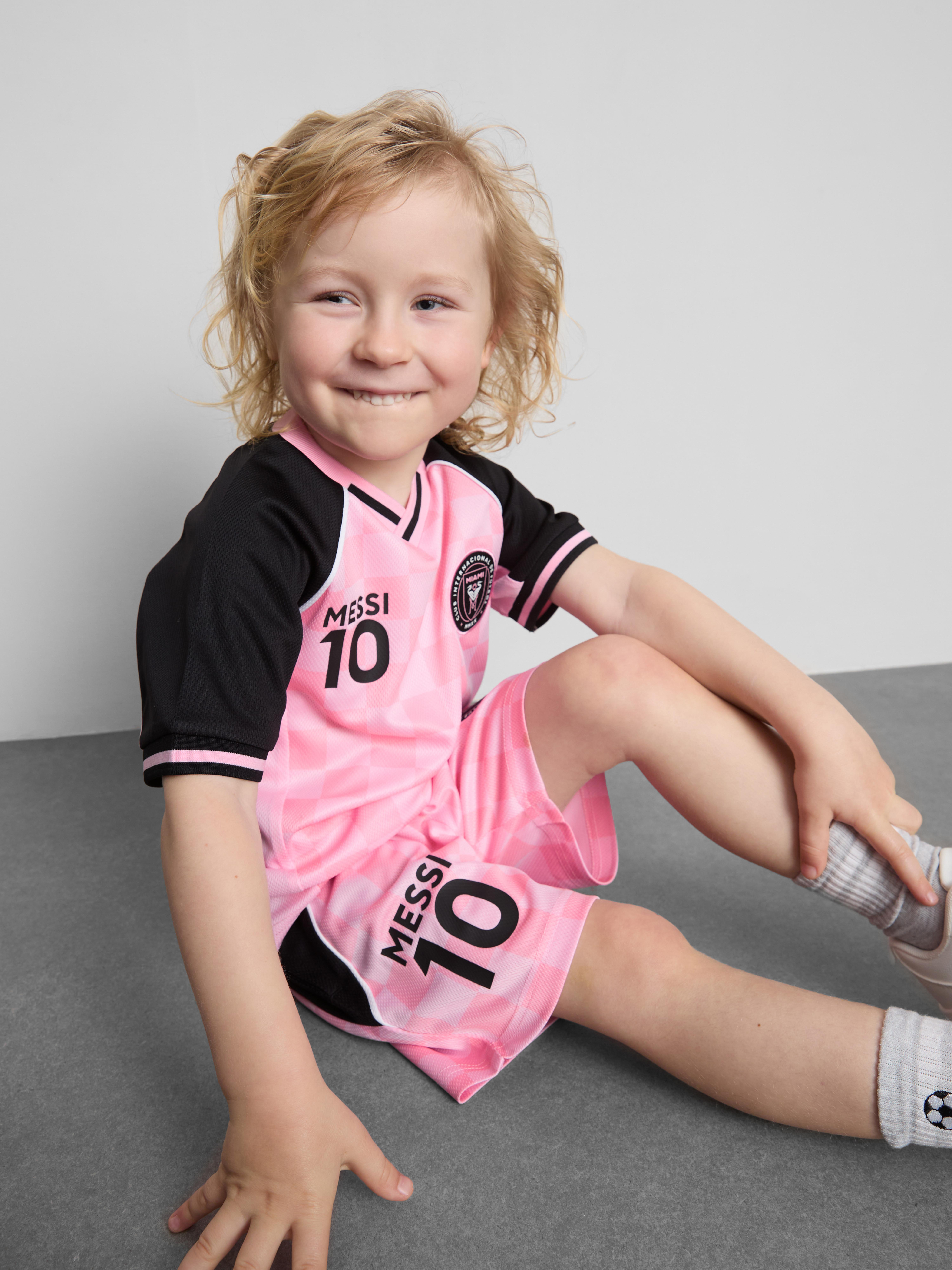 1-9 jr | Set van T-shirt en short Inter Miami CF - Roze - Jongens | Primark