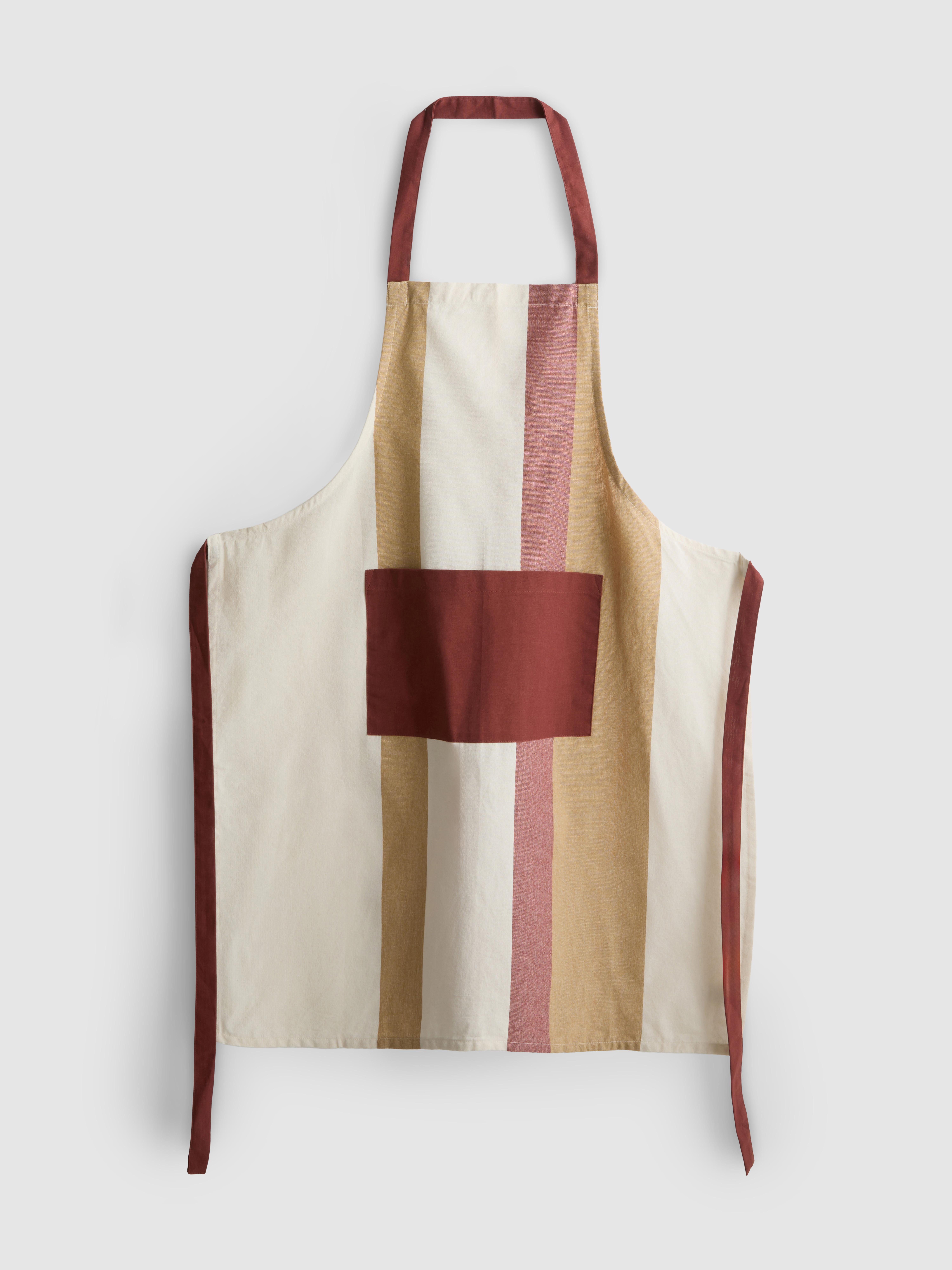 Gestreepte schort - Bordeauxrood | Primark