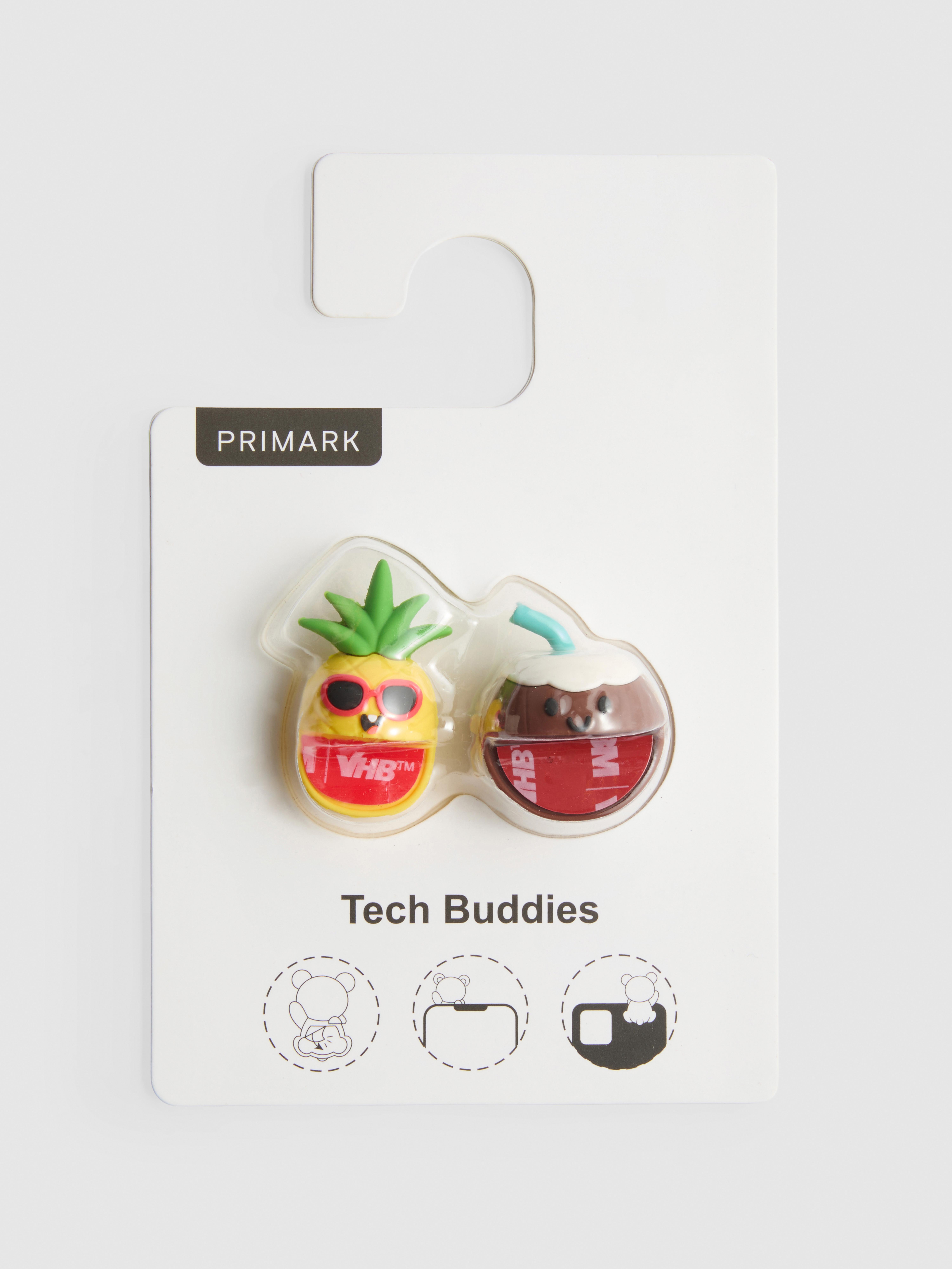 Yellow 2pk Tech Buddies | Primark