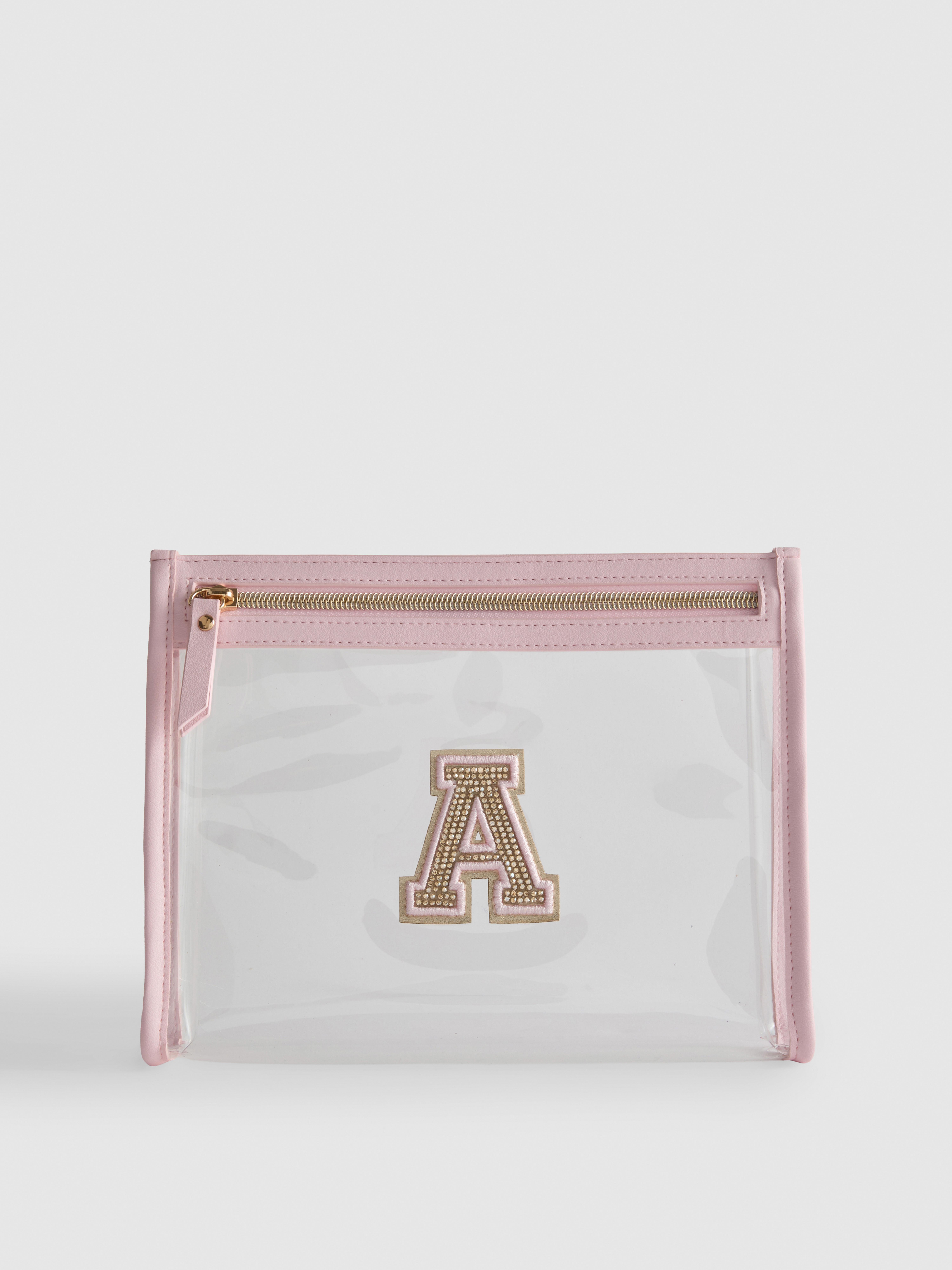 Trousse à maquillage transparente à initiale | Primark