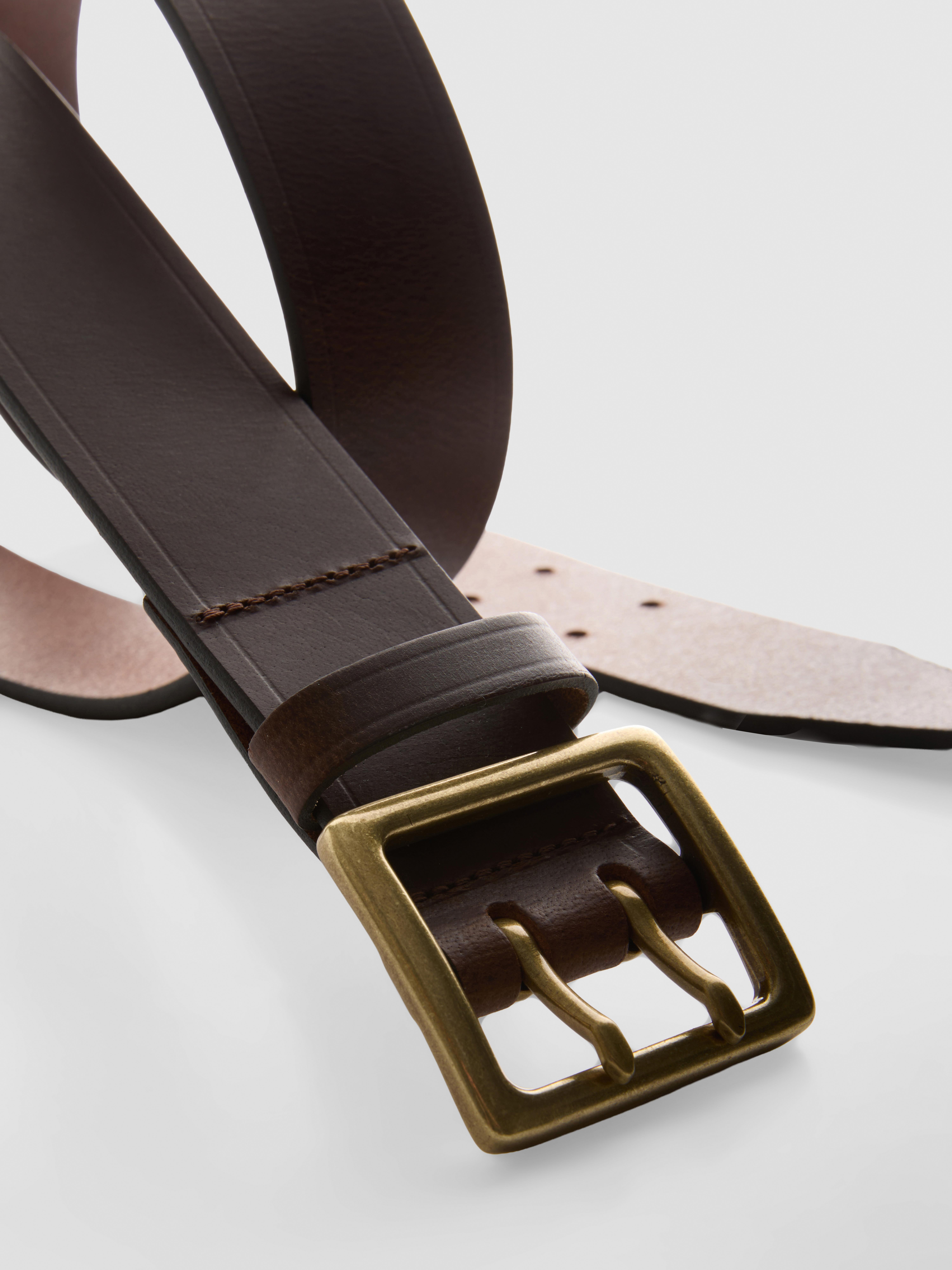 Cintura con fibbia a doppio ardiglione - Cioccolato - Uomo | Primark