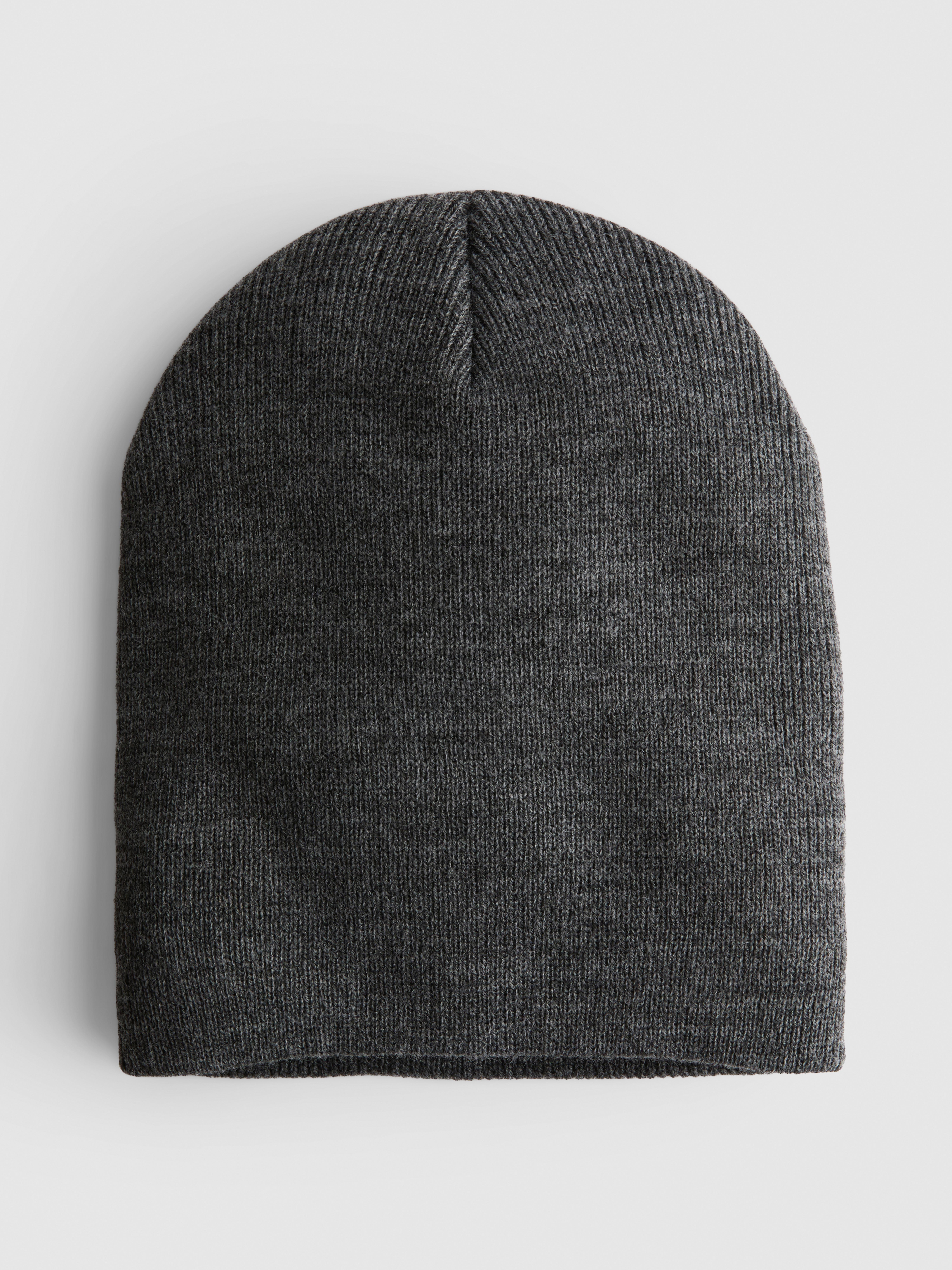 Men's Black Knitted Beanie Hat | Primark