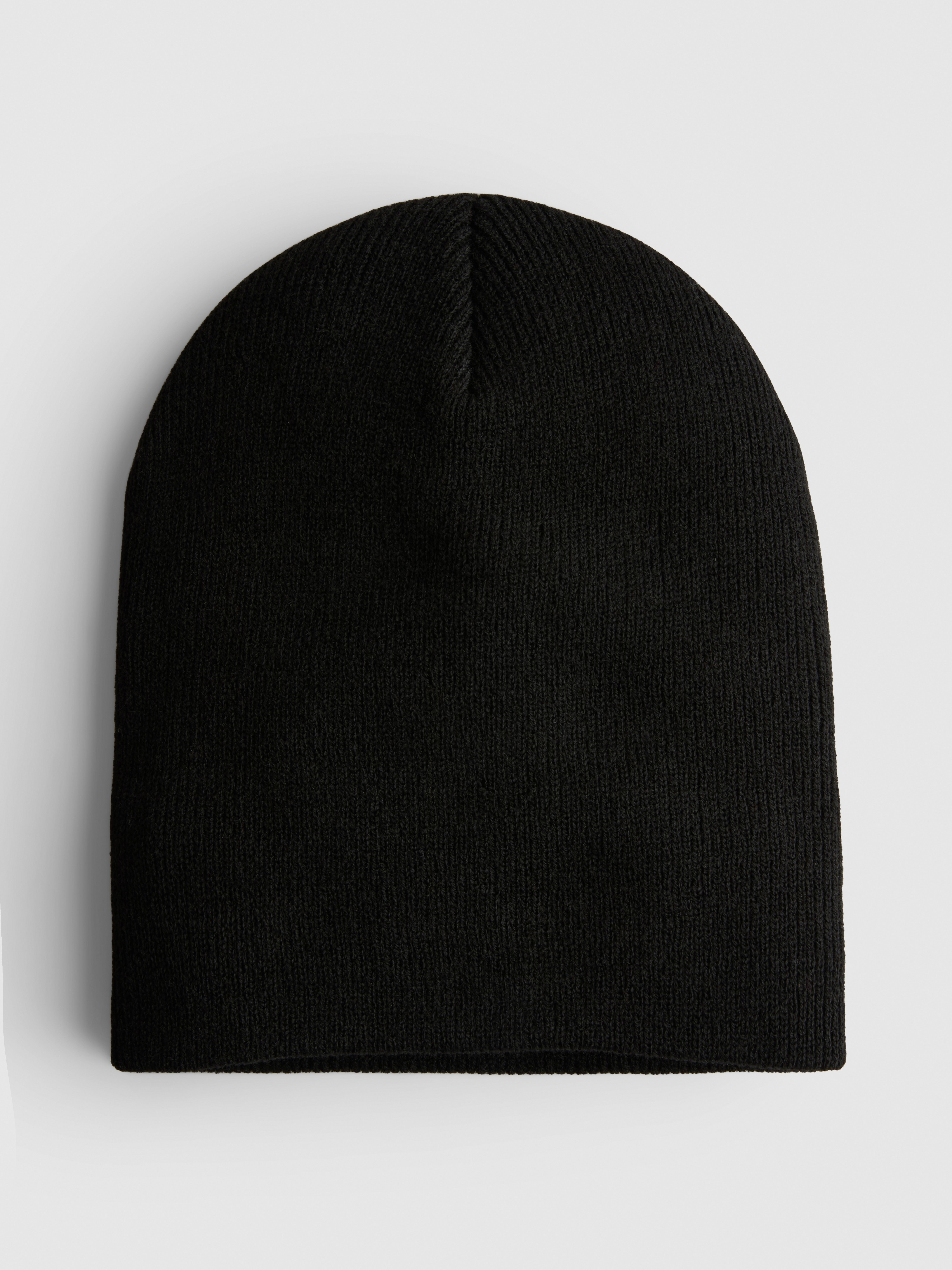 Men's Charcoal Knitted Beanie Hat | Primark