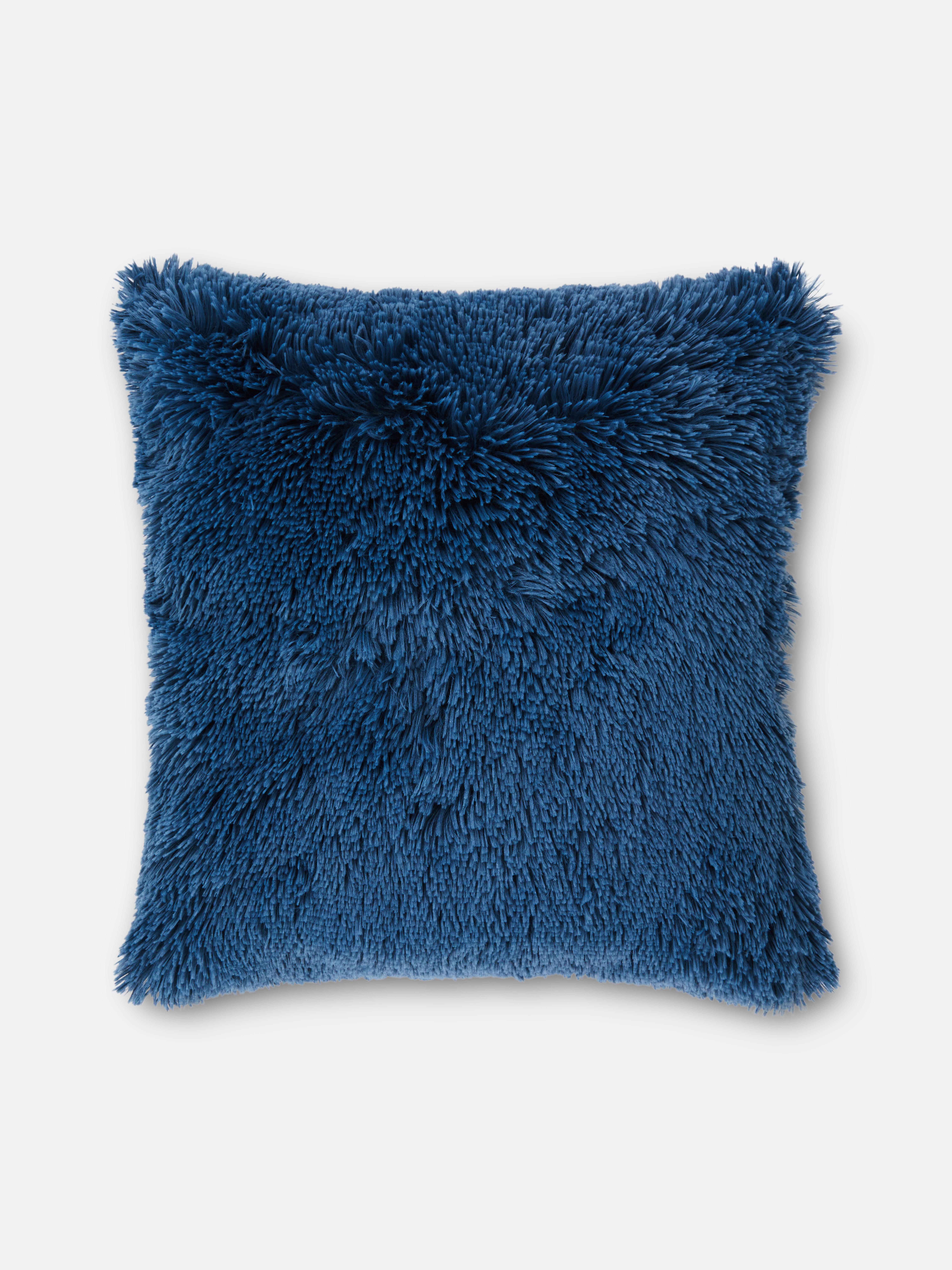 Multi Faux Fur Square Cushion | Primark