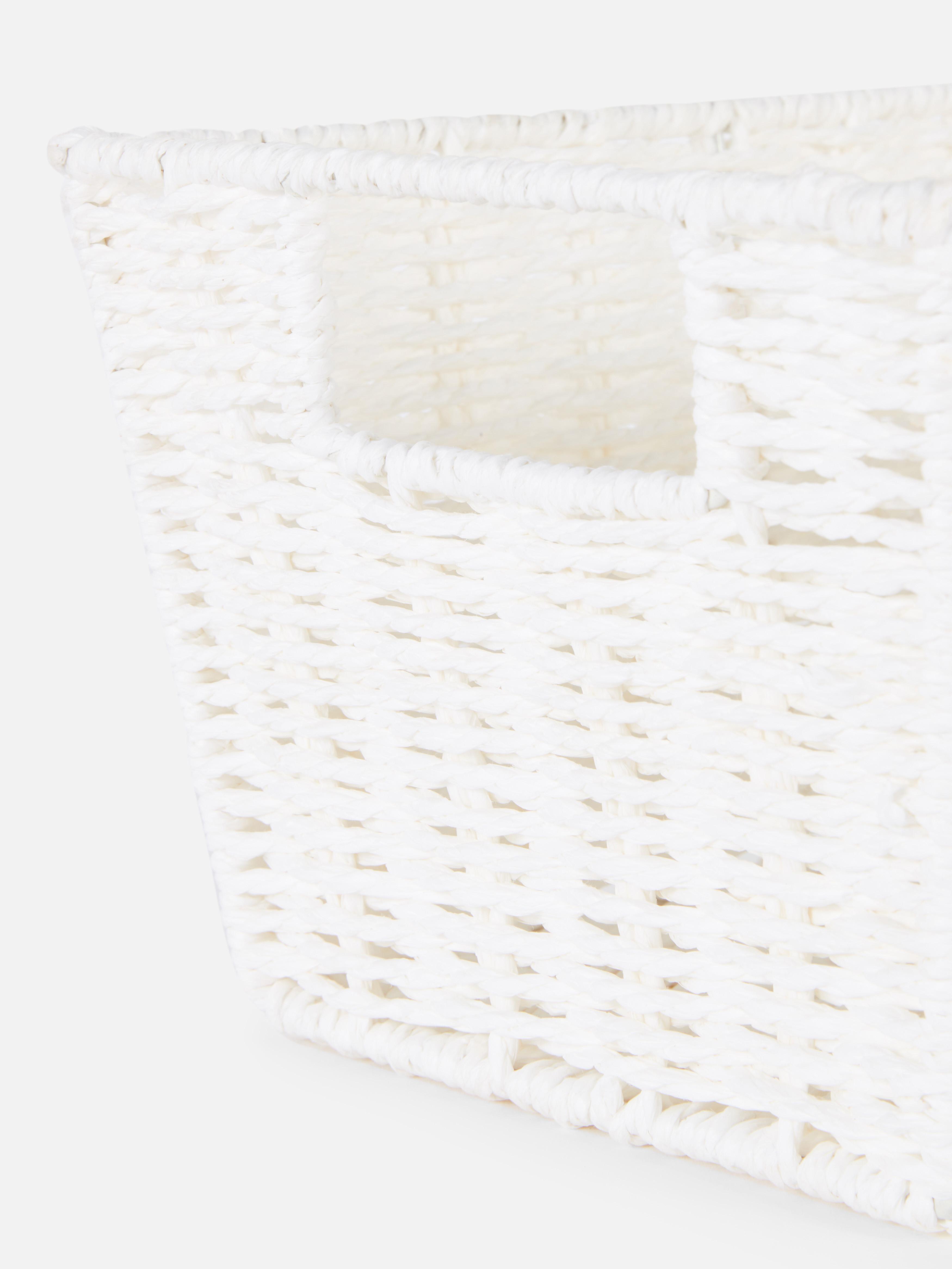 White Medium Paper Rope Basket | Primark