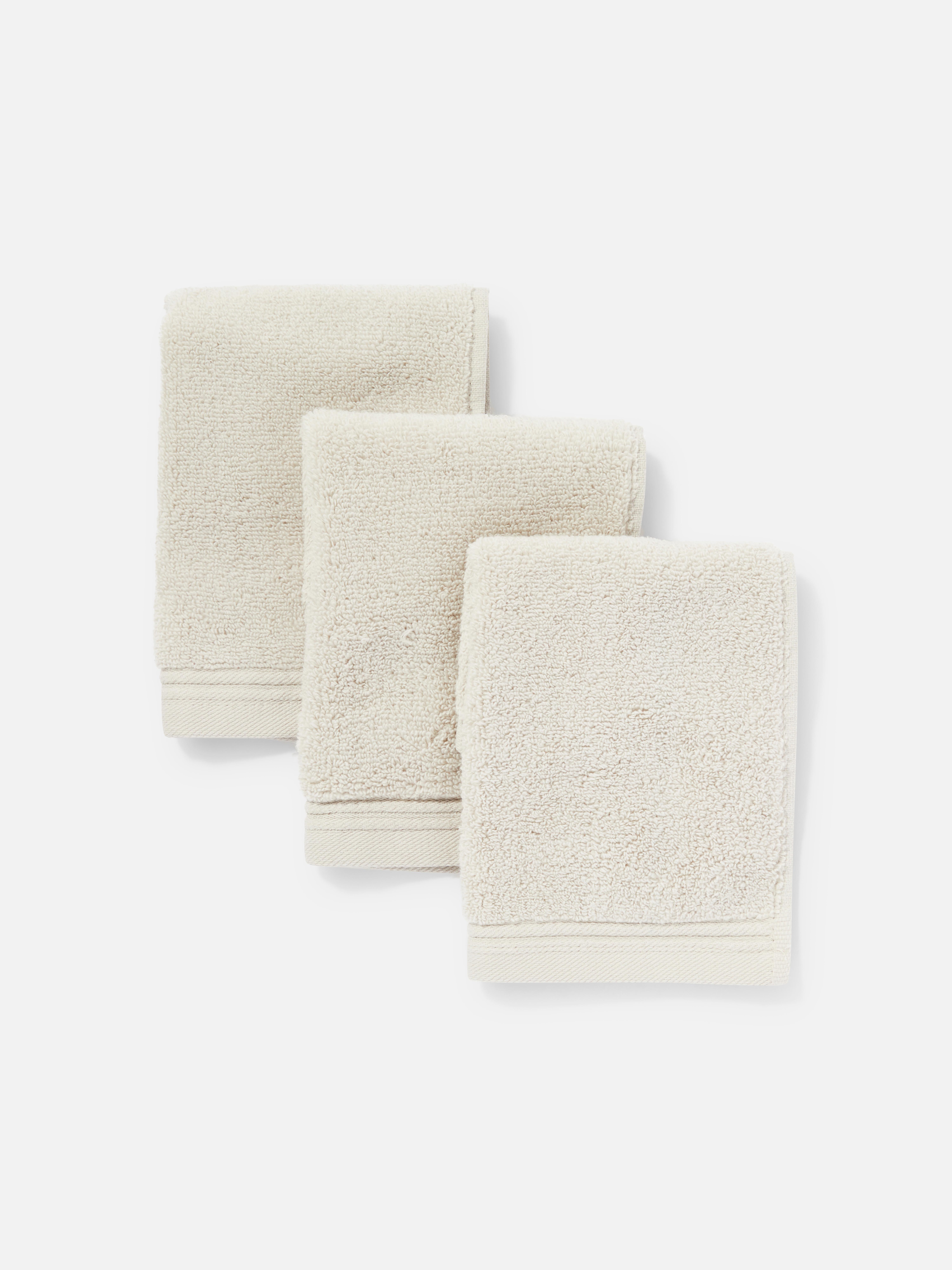 3pk Ultrasoft Face Cloths | Primark