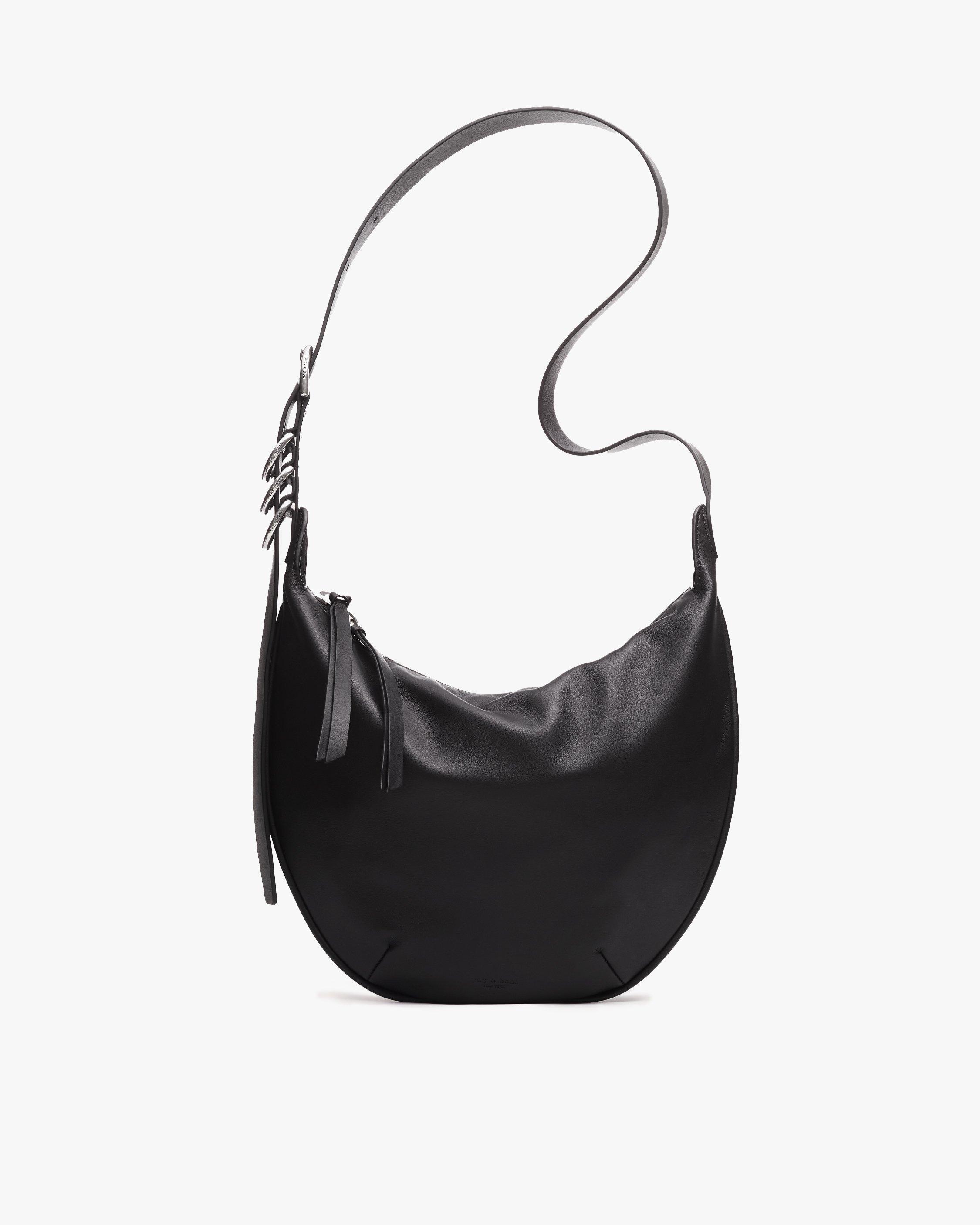 Mercer Medium Leather Hobo Bag - Black | rag & bone