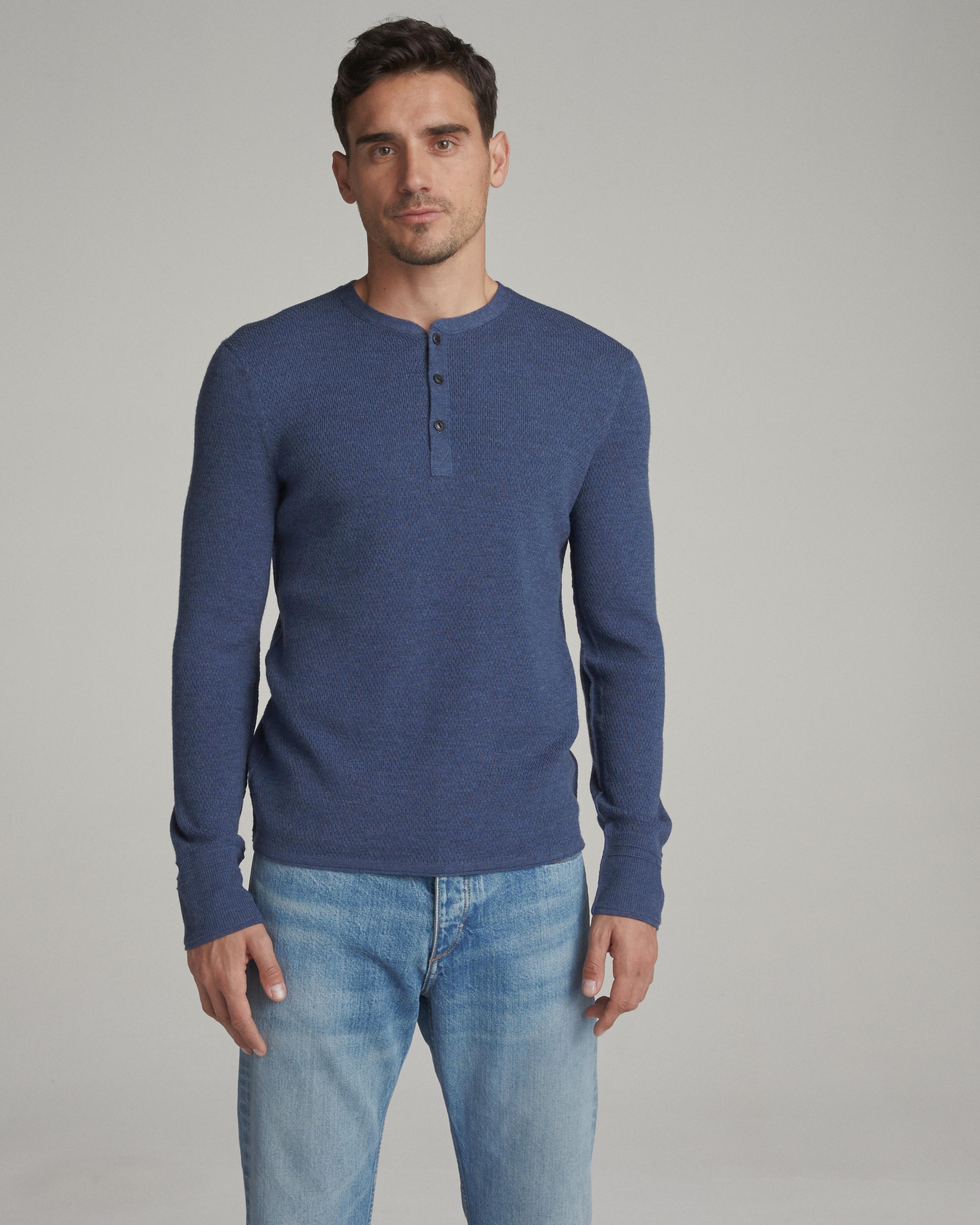 GREGORY HENLEY - Heather Blue | rag & bone