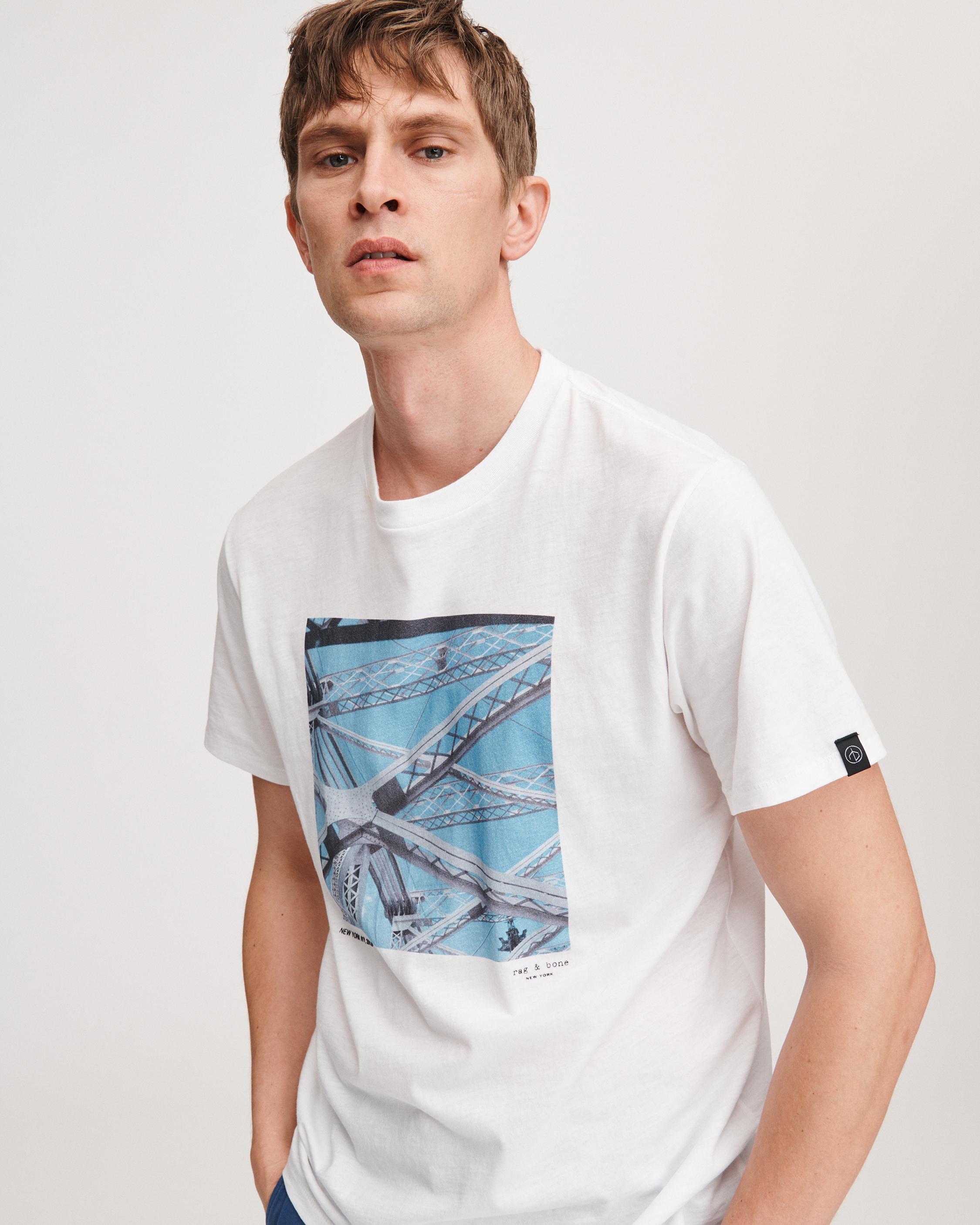Bridge Cotton Tee - White | rag & bone