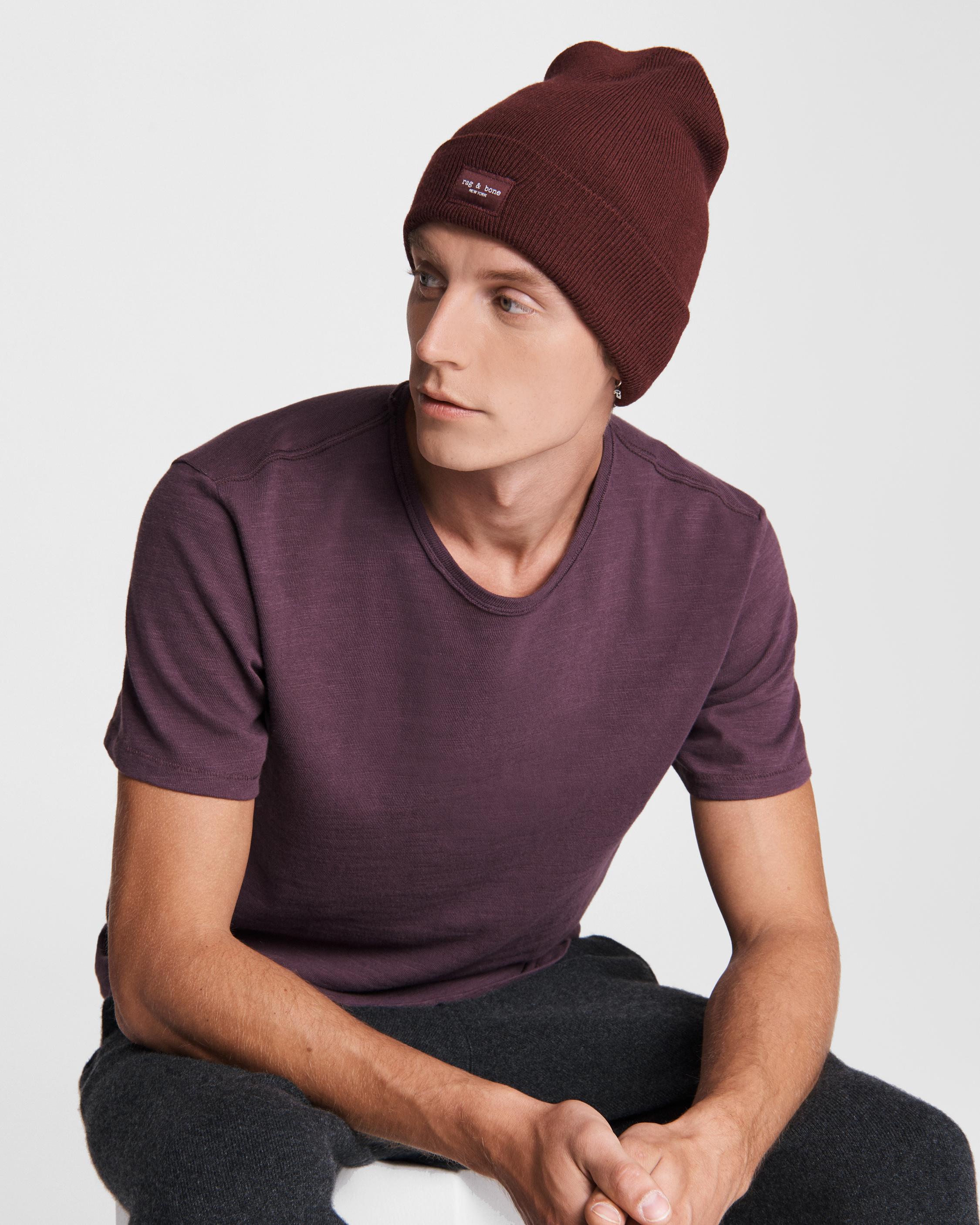 Classic Flame Tee - Deep Plum | rag & bone