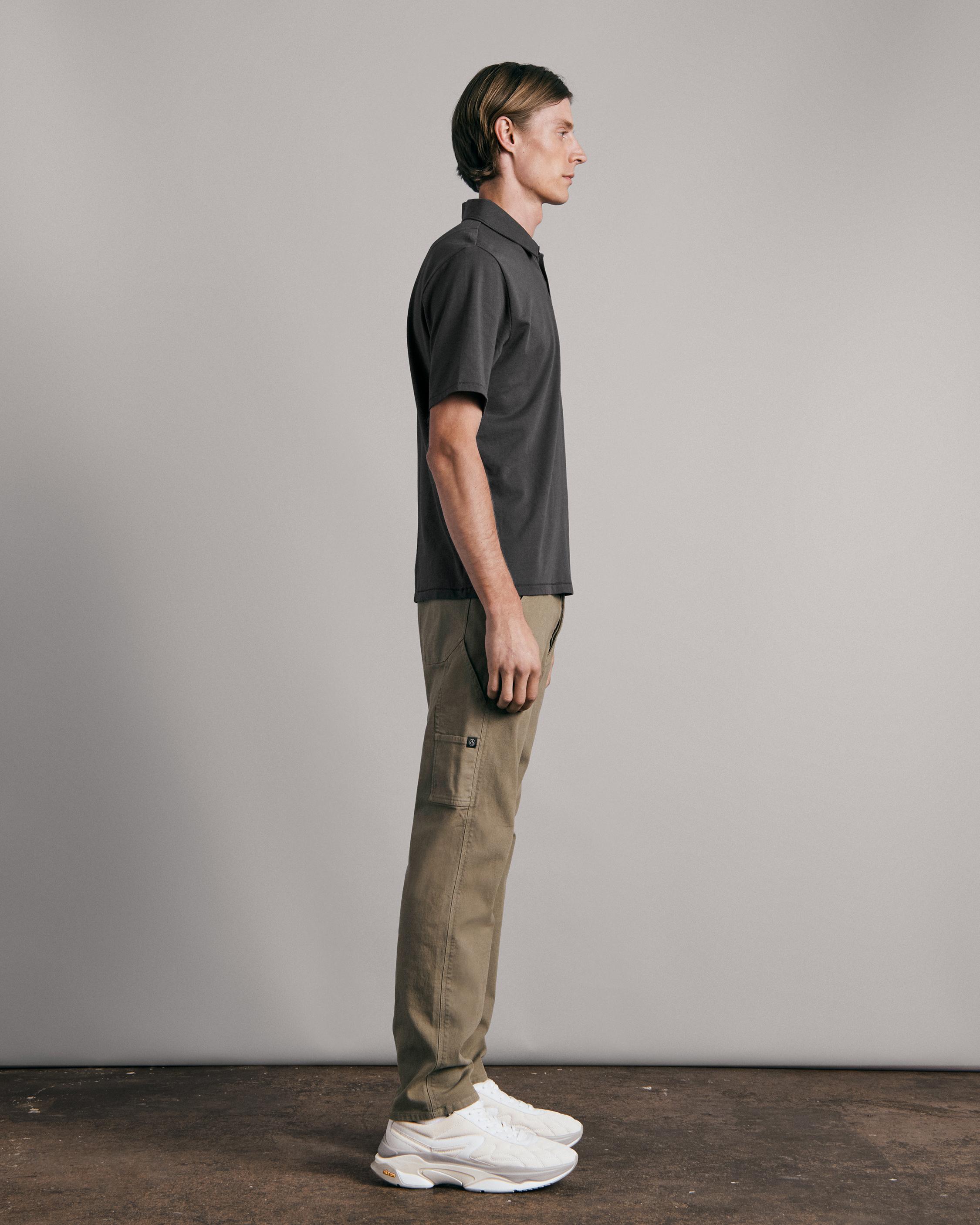 Buy the Loopback Cotton Polo | rag & bone