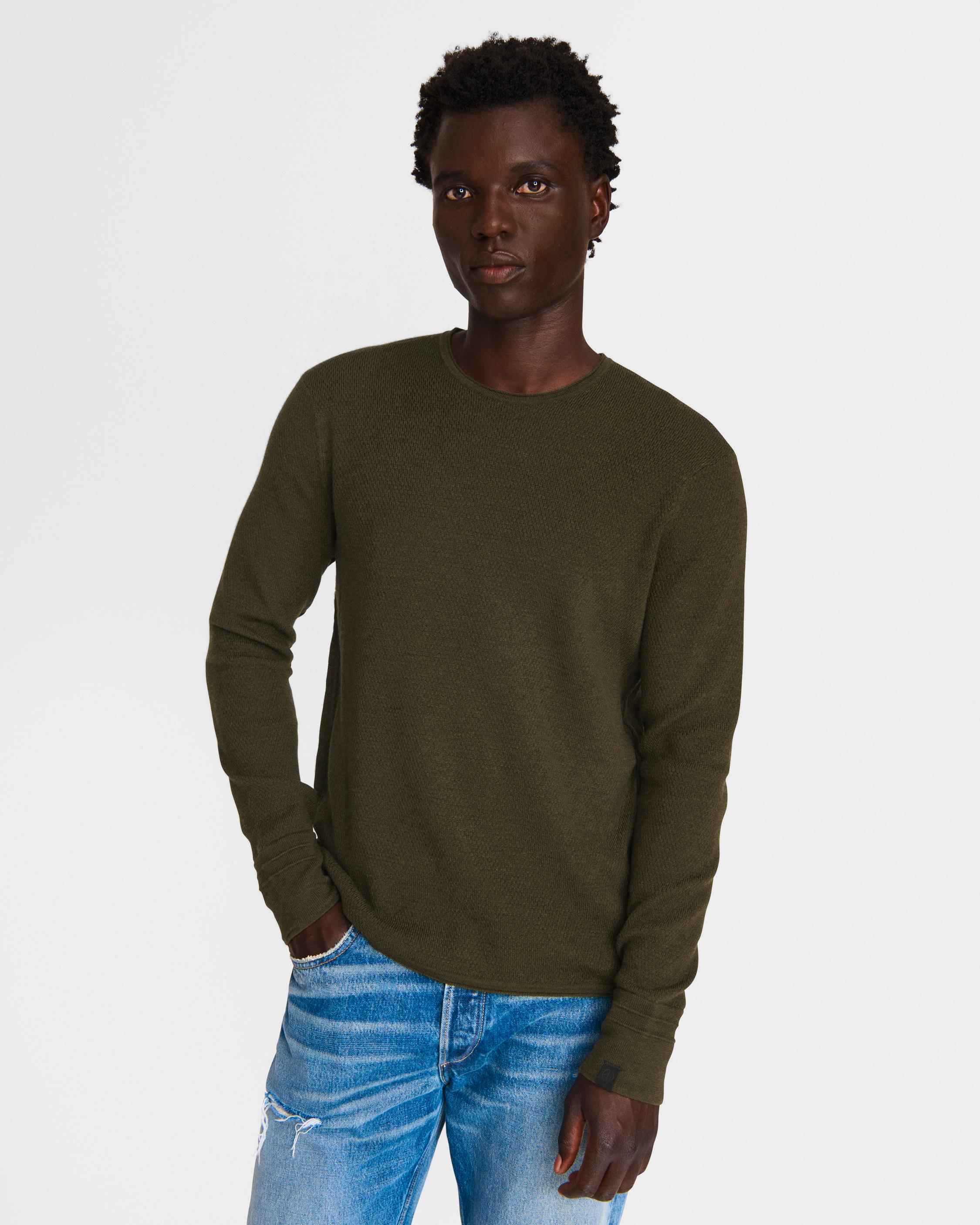 Collin Wool Crew - Army | rag & bone