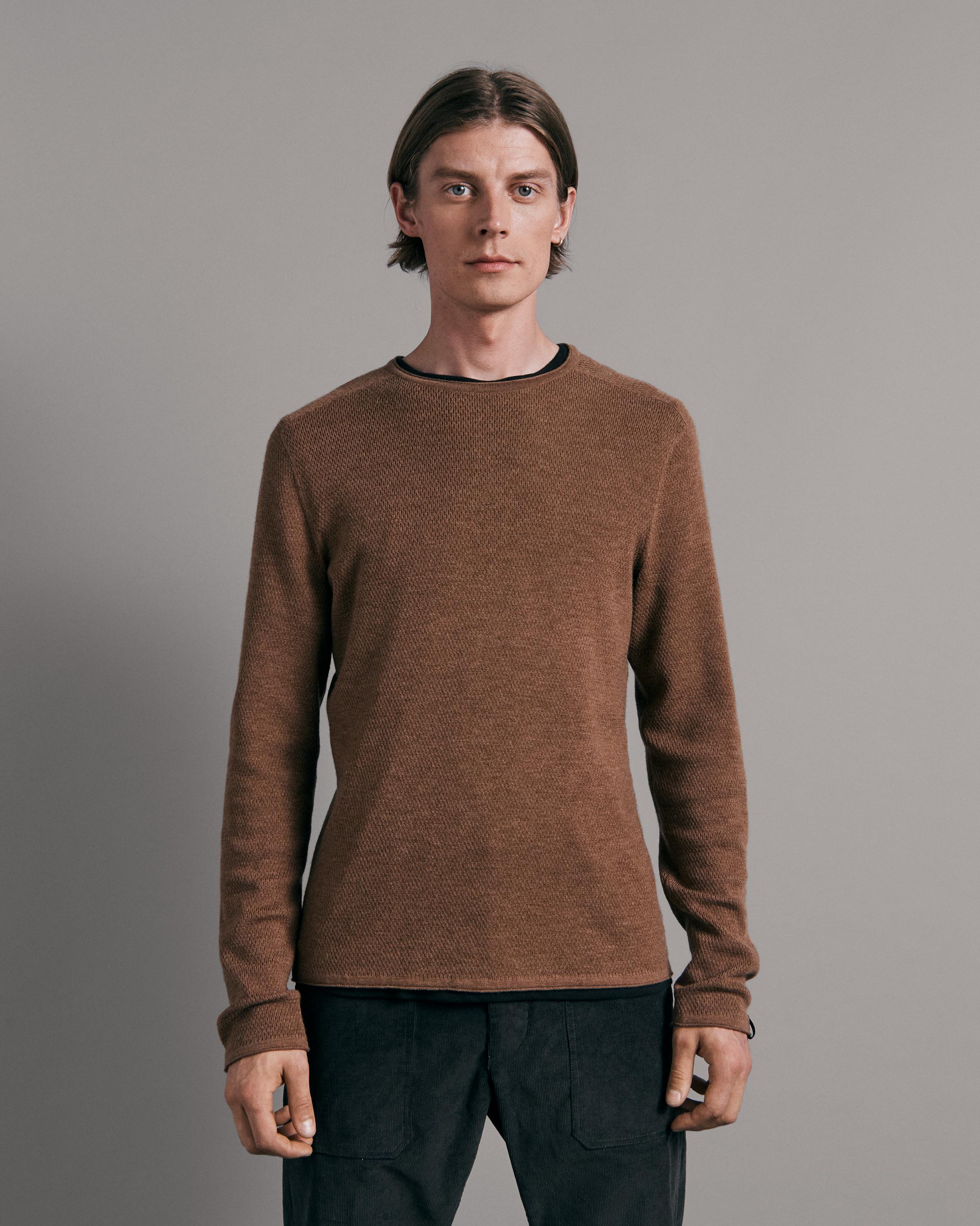 Collin Wool Crew - Camel | rag & bone