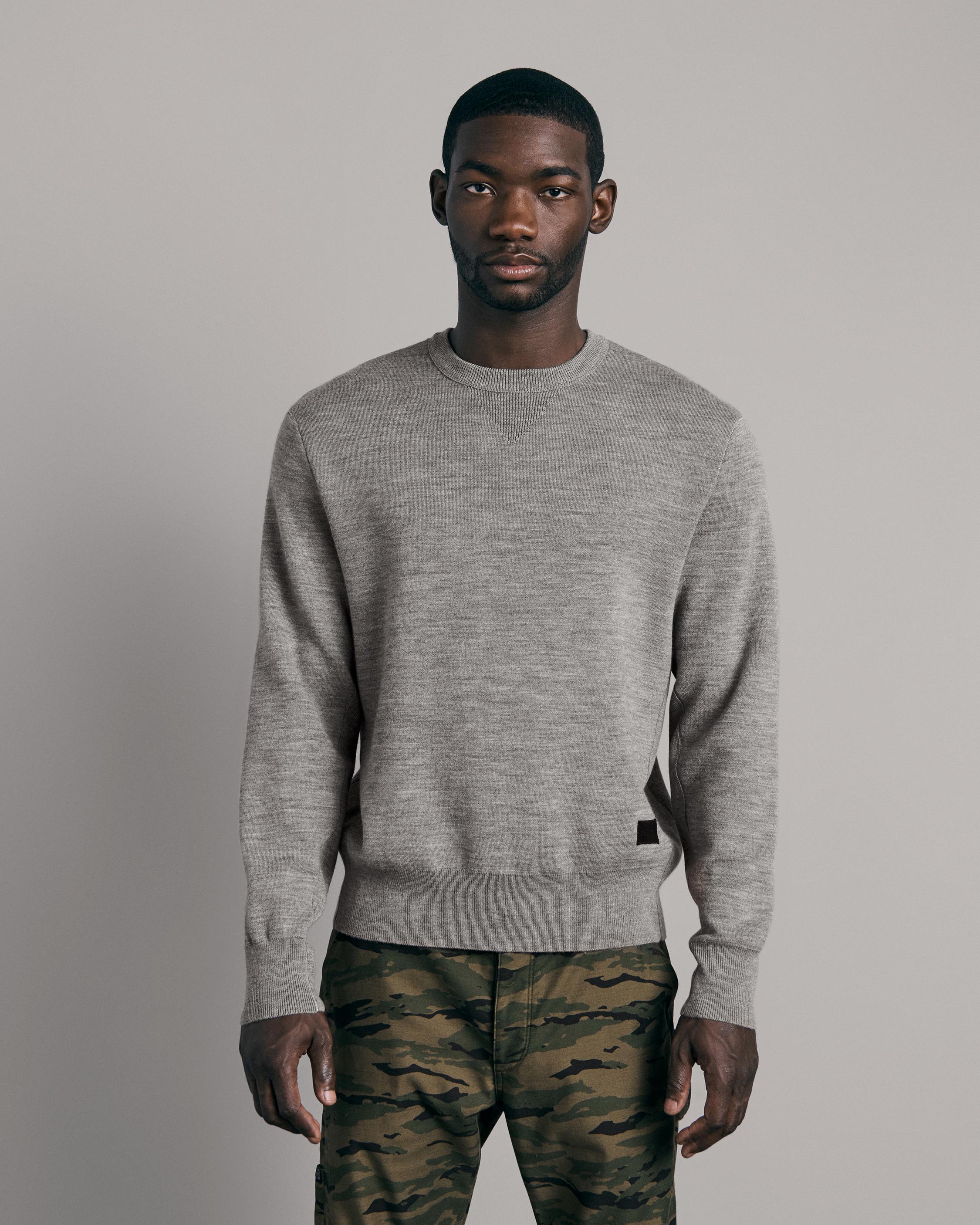 York Merino Crew - Black | rag & bone