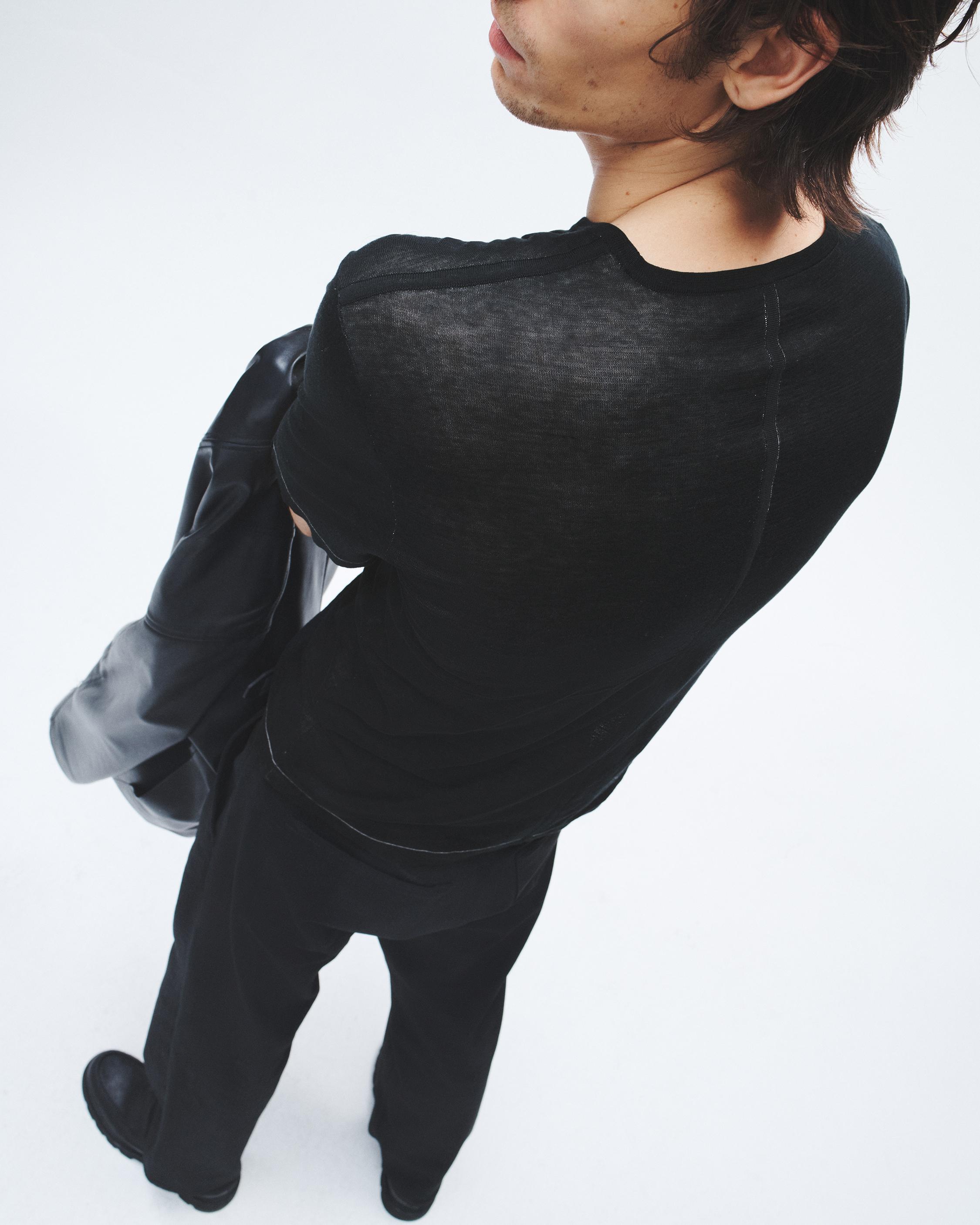 Banks Double Faced Short Sleeve Tee - Black | rag & bone
